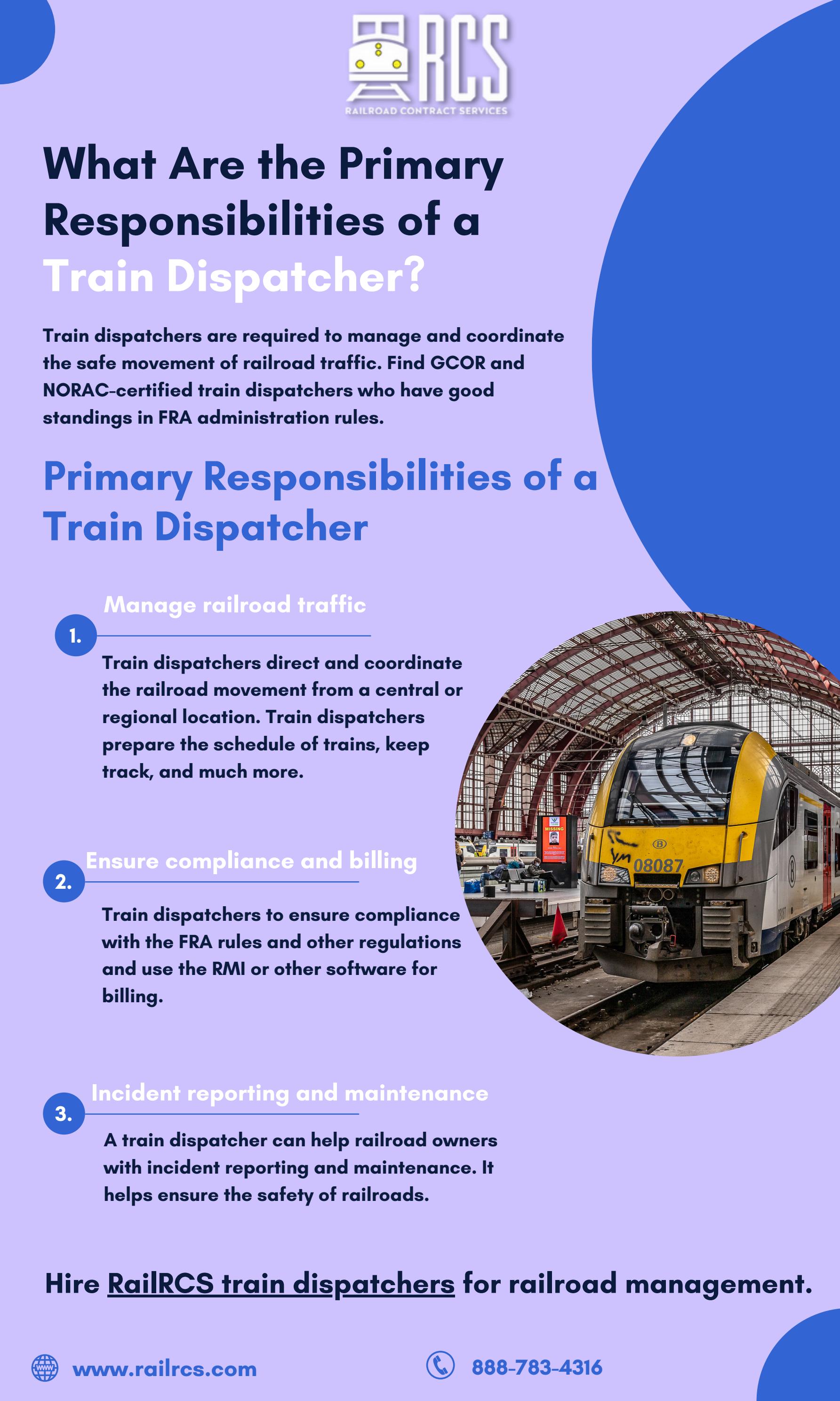 What Are the Primary Responsibilities of a Train Dispatcher? by Rail ...