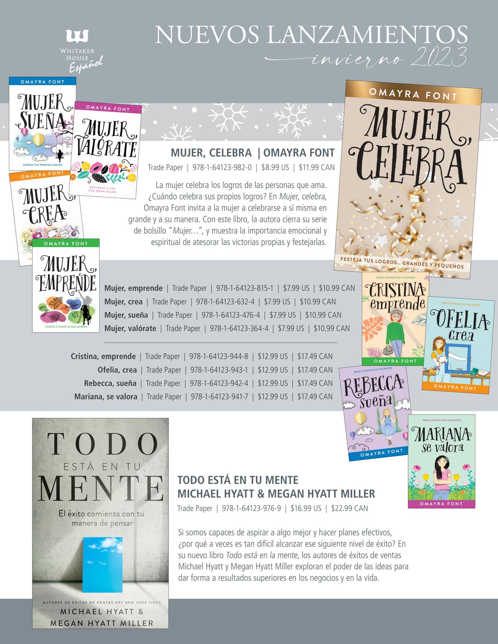 Winter 2023 Spanish New Releases Whitaker House Espanol by jim ...