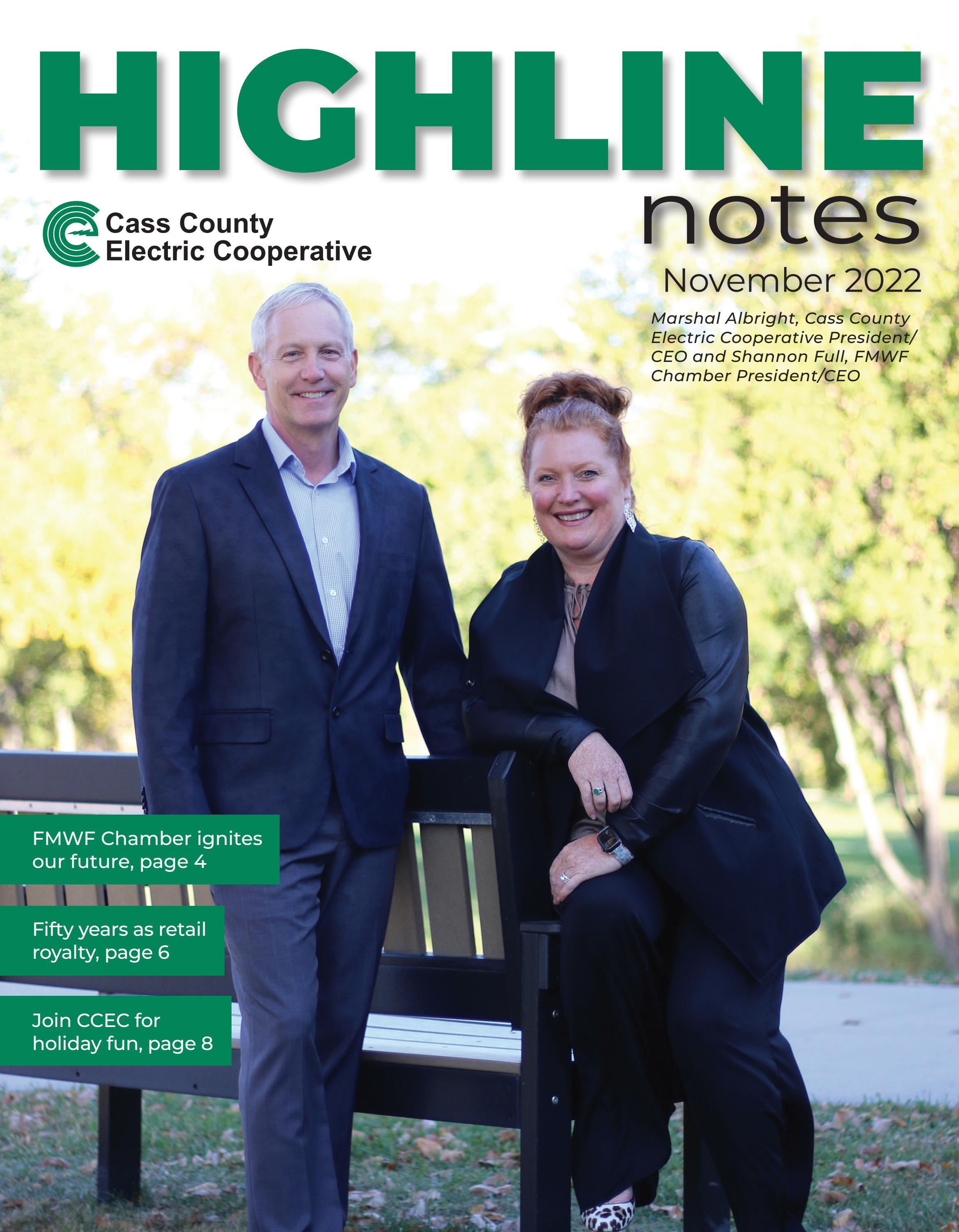 November 2022 Highline Notes by Cass County Electric Cooperative - Issuu