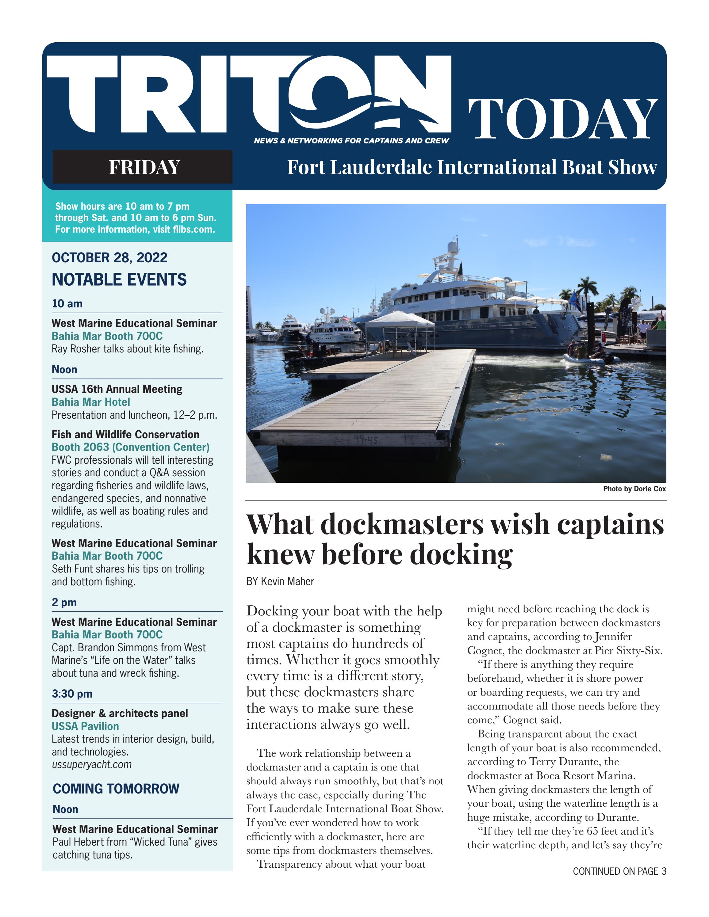 Triton Today [Fri.] FLIBS 2022 by Triton News Network - Issuu