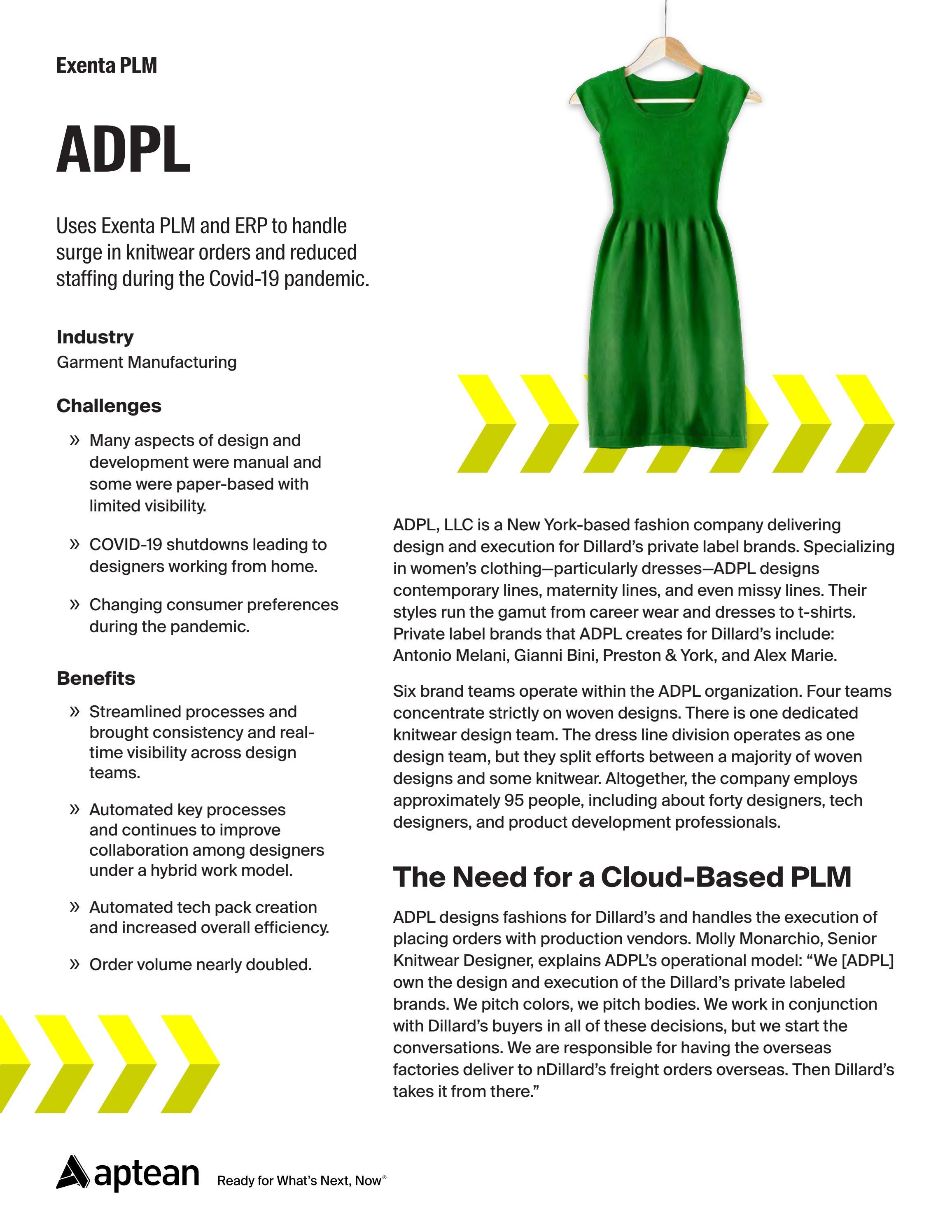 Exenta PLM Case Study: ADPL by Aptean - Issuu