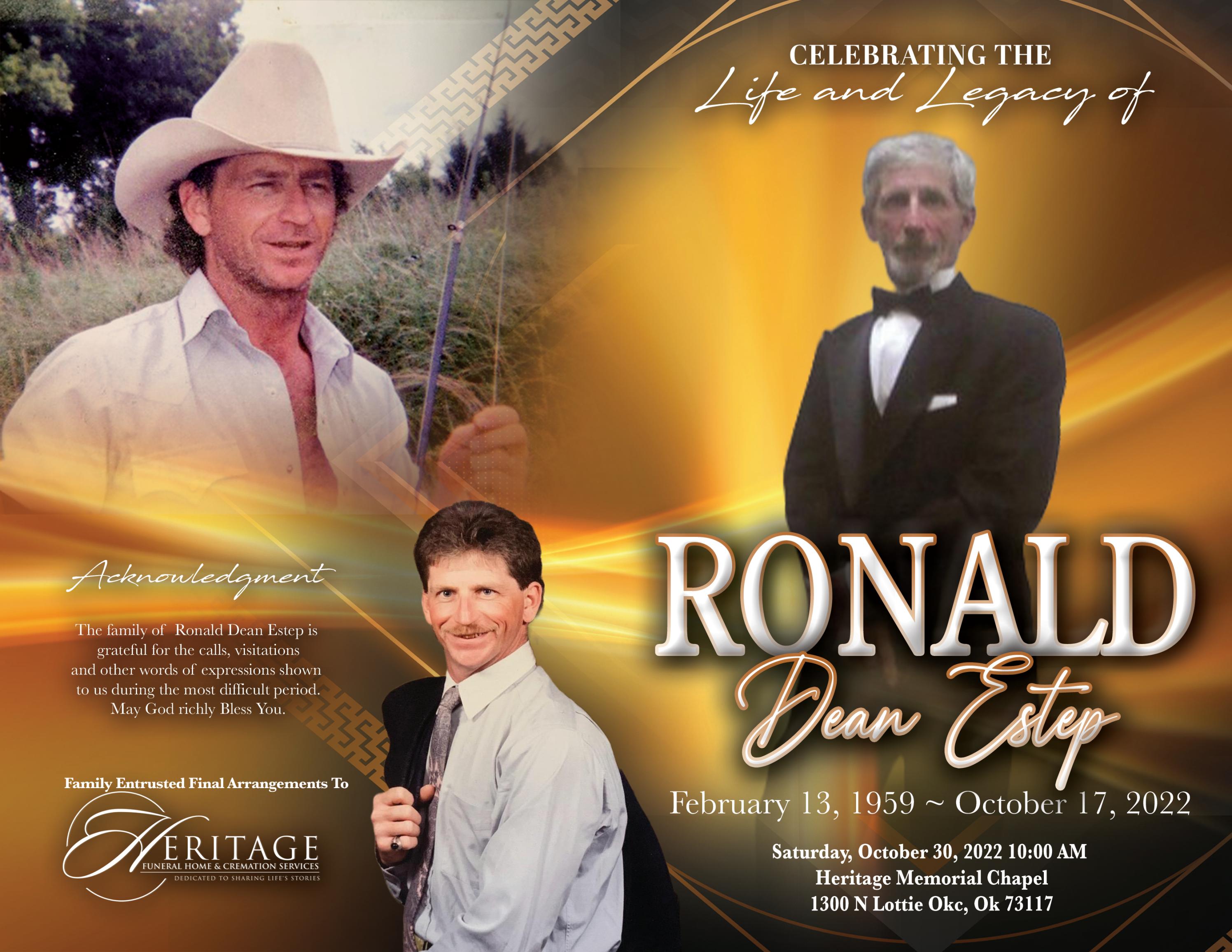 Ronald Dean Estep by The Print House - Issuu