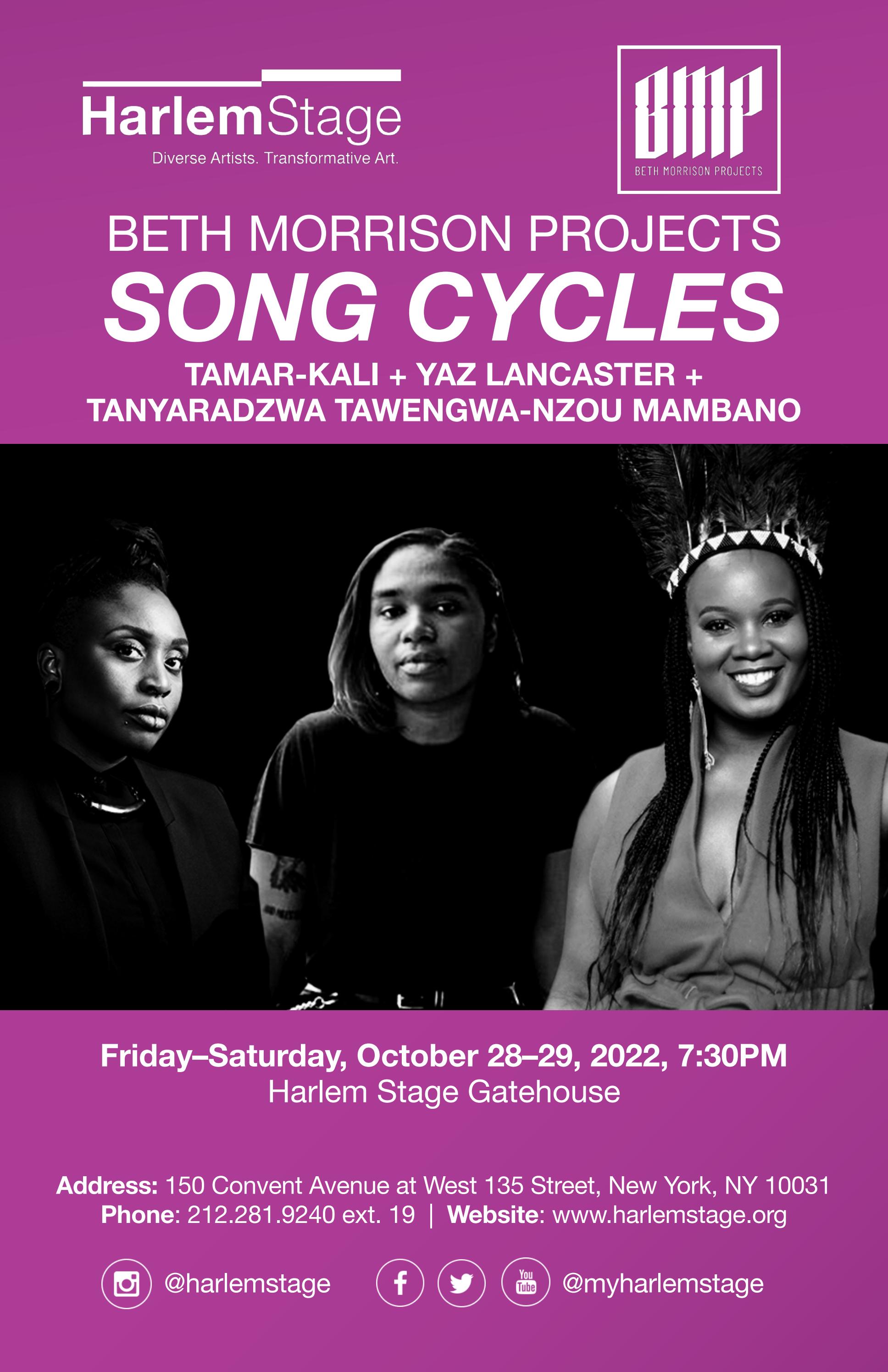 Beth Morrison Projects: Song Cycles by Harlem Stage - Issuu