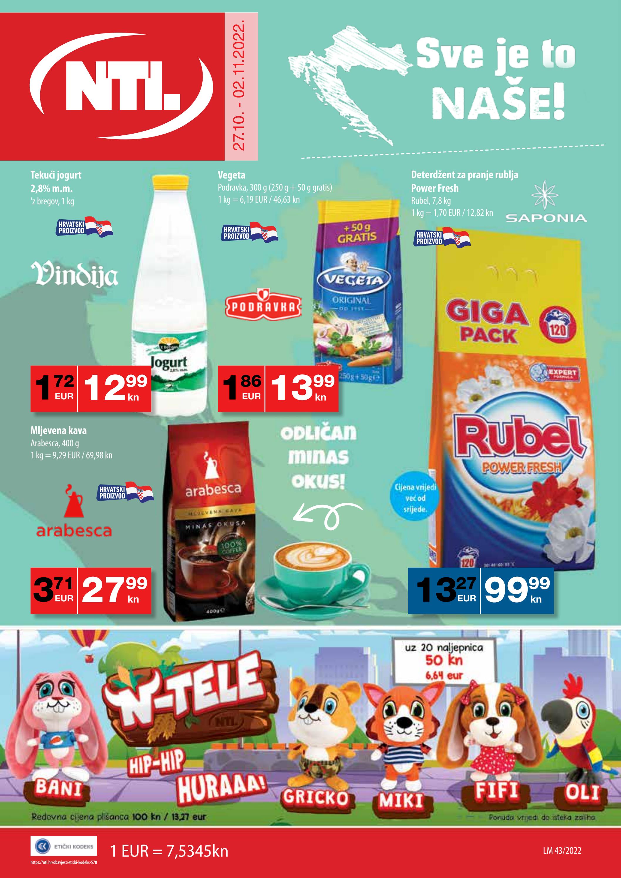 NTL katalog od 27.10.-02.11.2022. by Catalog.hr - Issuu