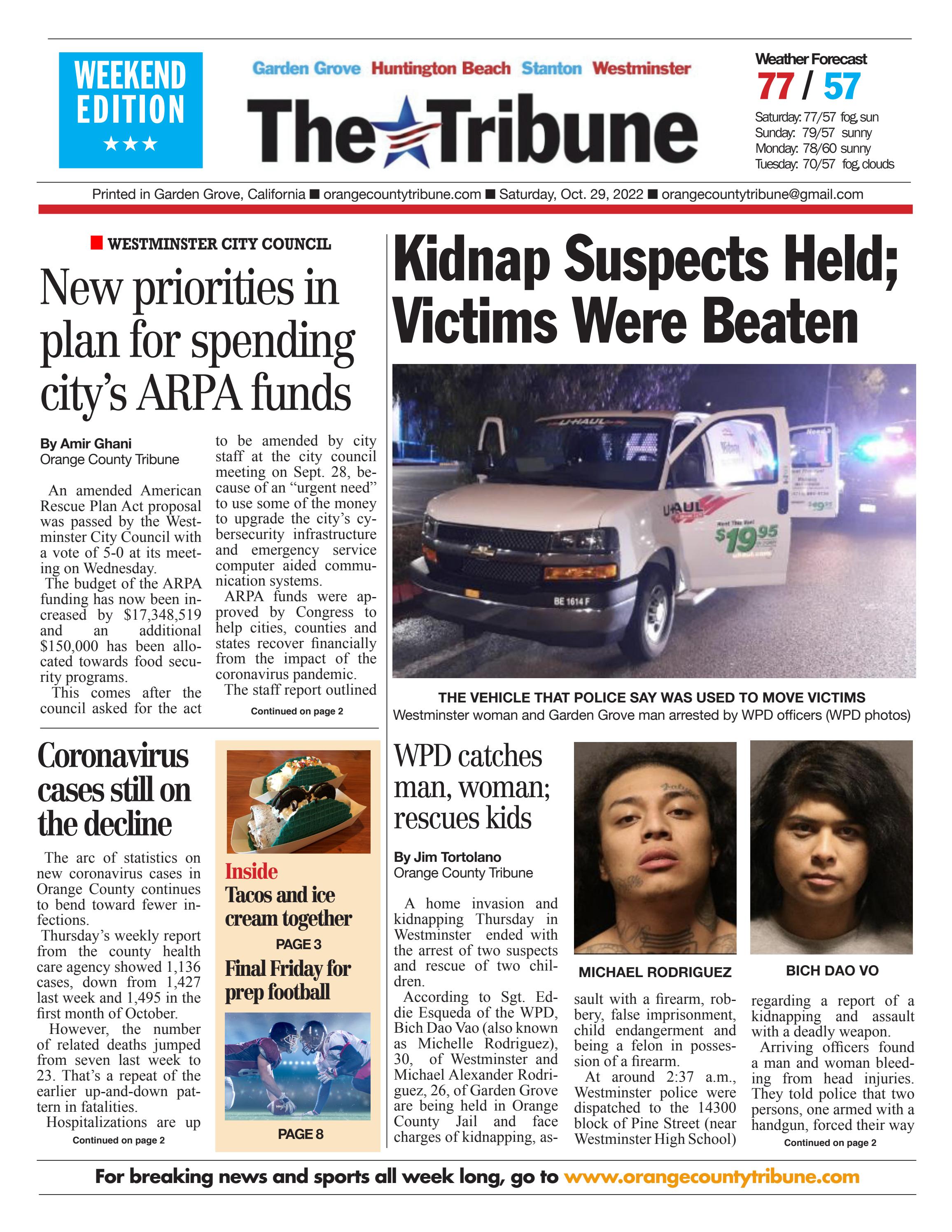 The Orange County Tribune Oct. 29, 2022 by orangecountytribune - Issuu