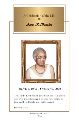 Annie K Program by Anna Patterson - Issuu