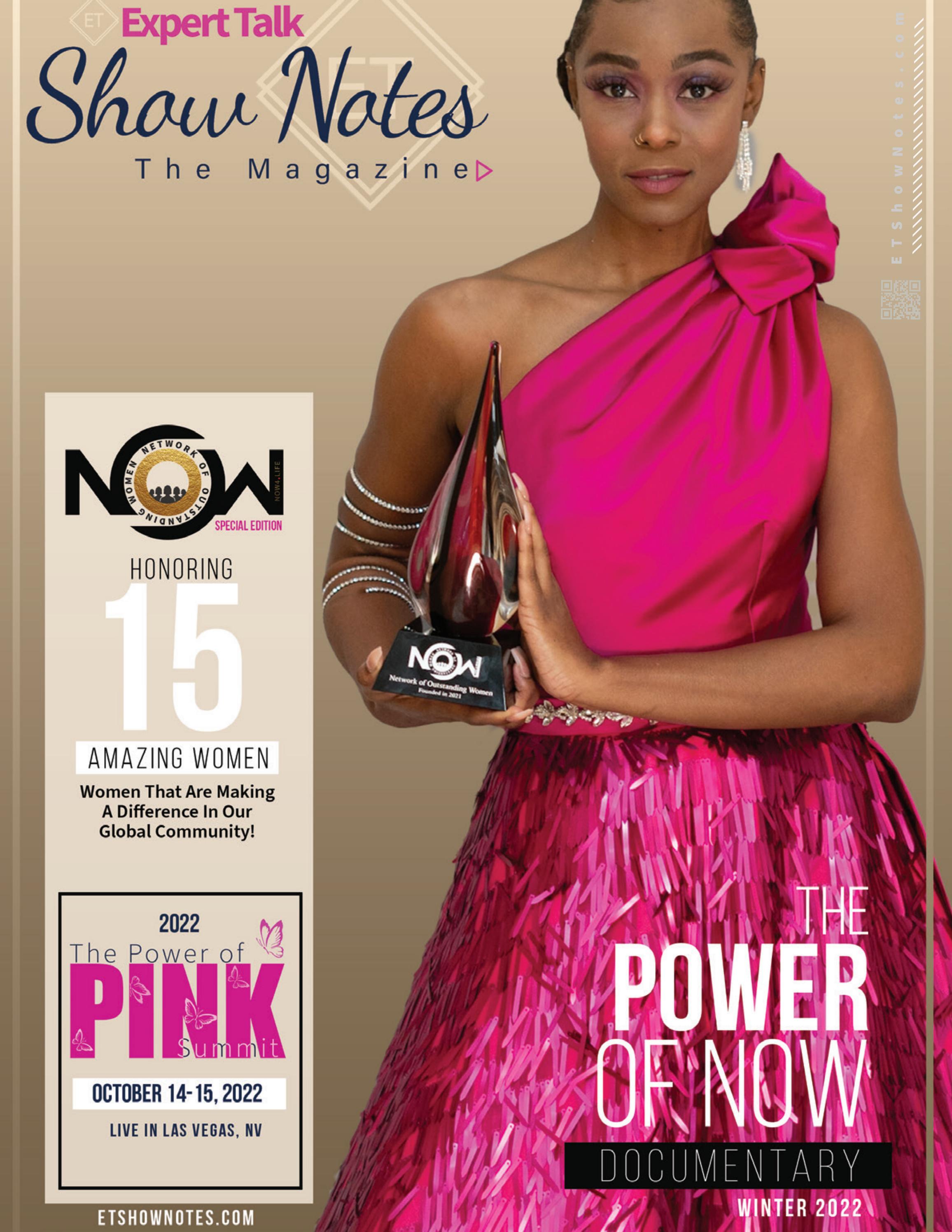 Show Notes the Magazine - Vol. 3 - Power of PINK Summit & NOW Honors ...