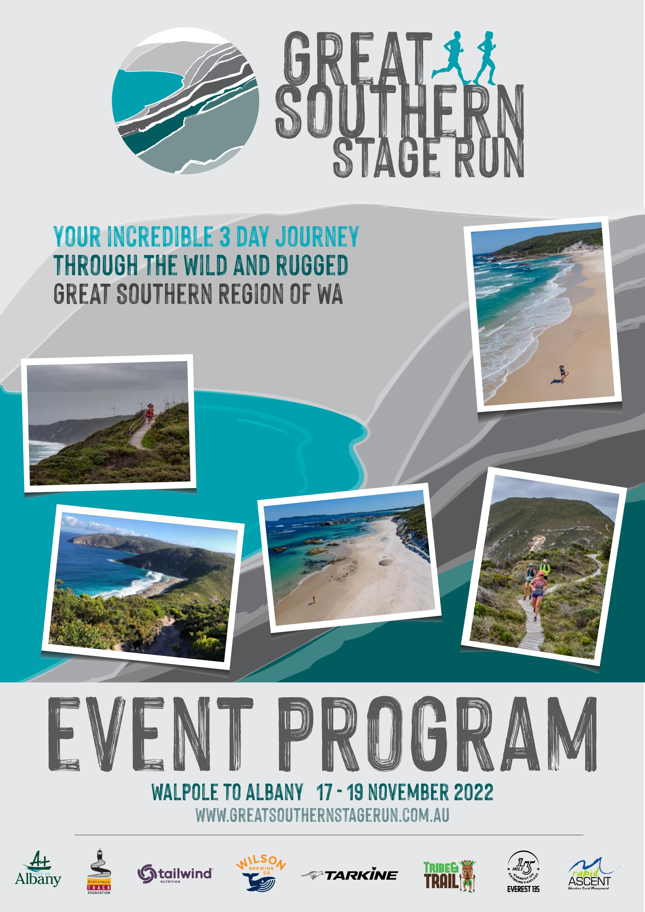 Great Southern Stage Run - EVENT PROGRAM by rapidascent - Issuu