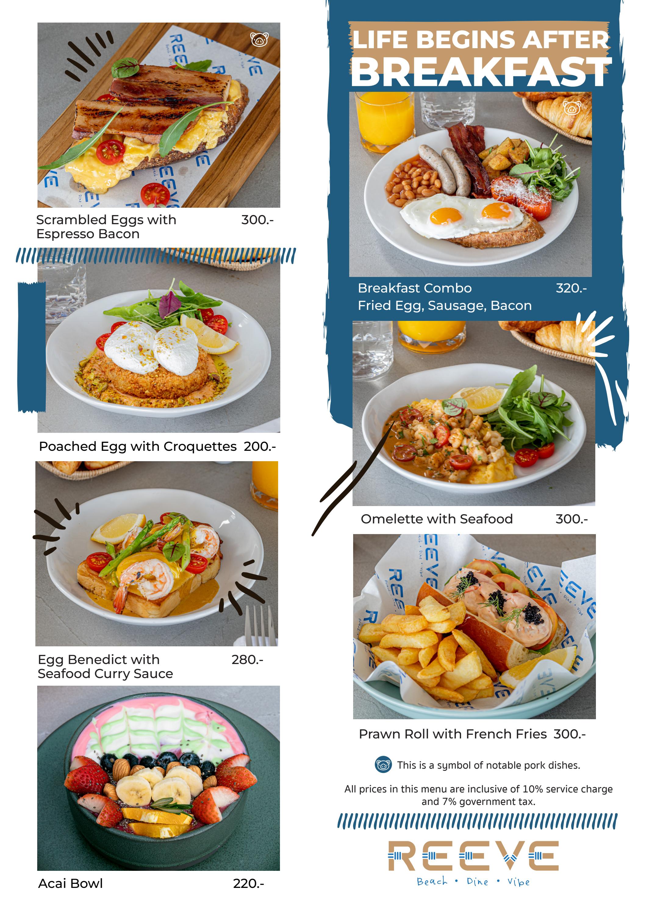 REEVE Breakfast Menu by Panan Group Aonang, Krabi - Issuu