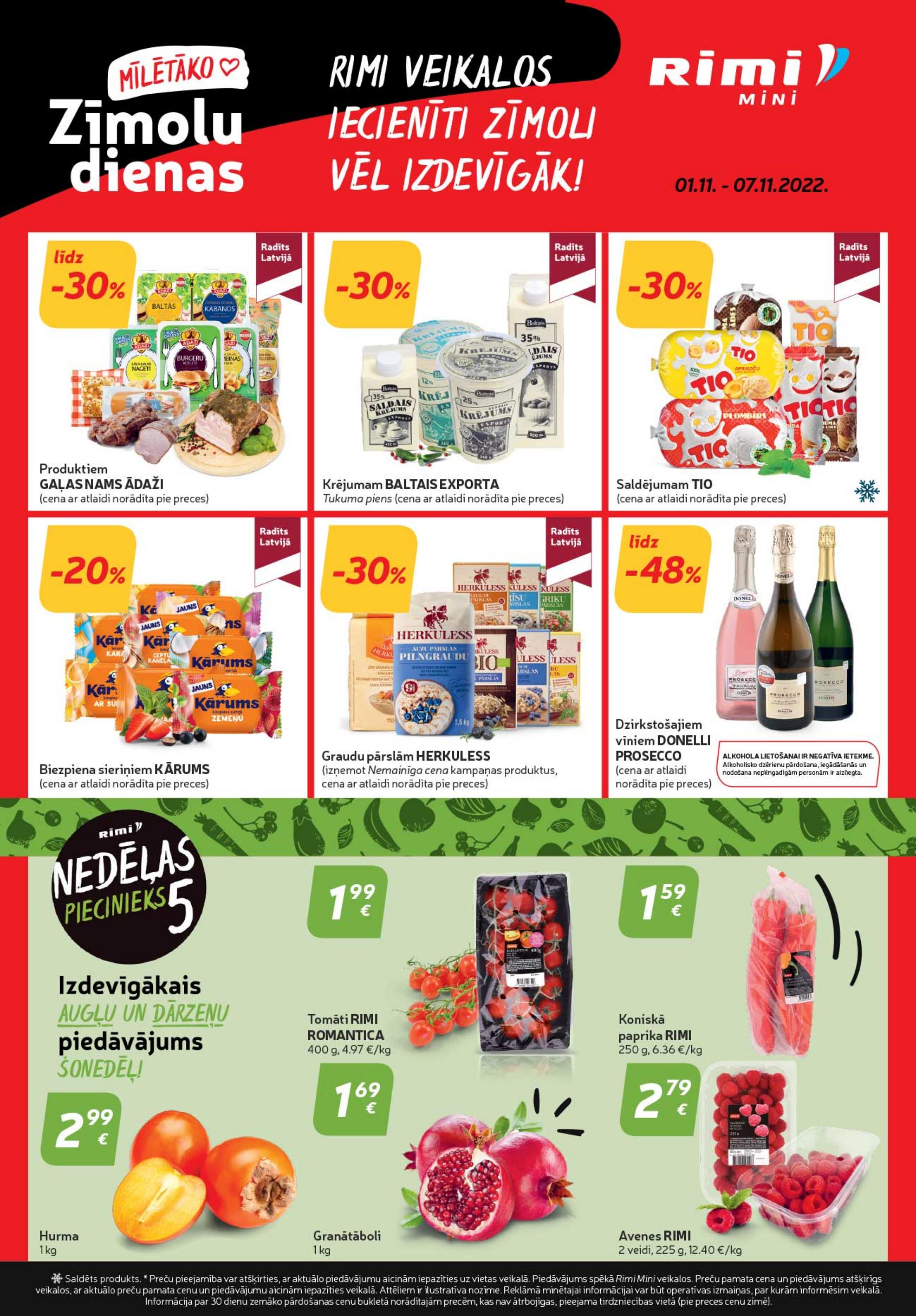 Rimi Mini Akcijas Buklets Un Atleides No 20190917 Uz