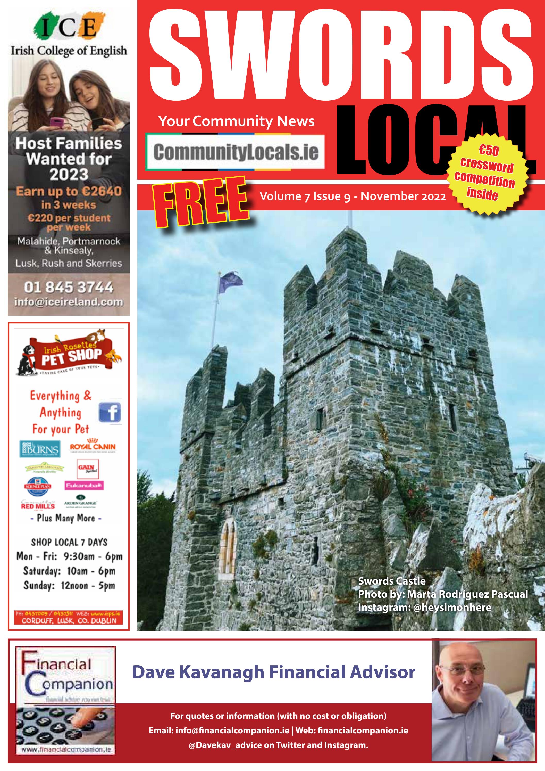 Swords Local V7I9-NOV 2022 by Irish Media Group - Issuu