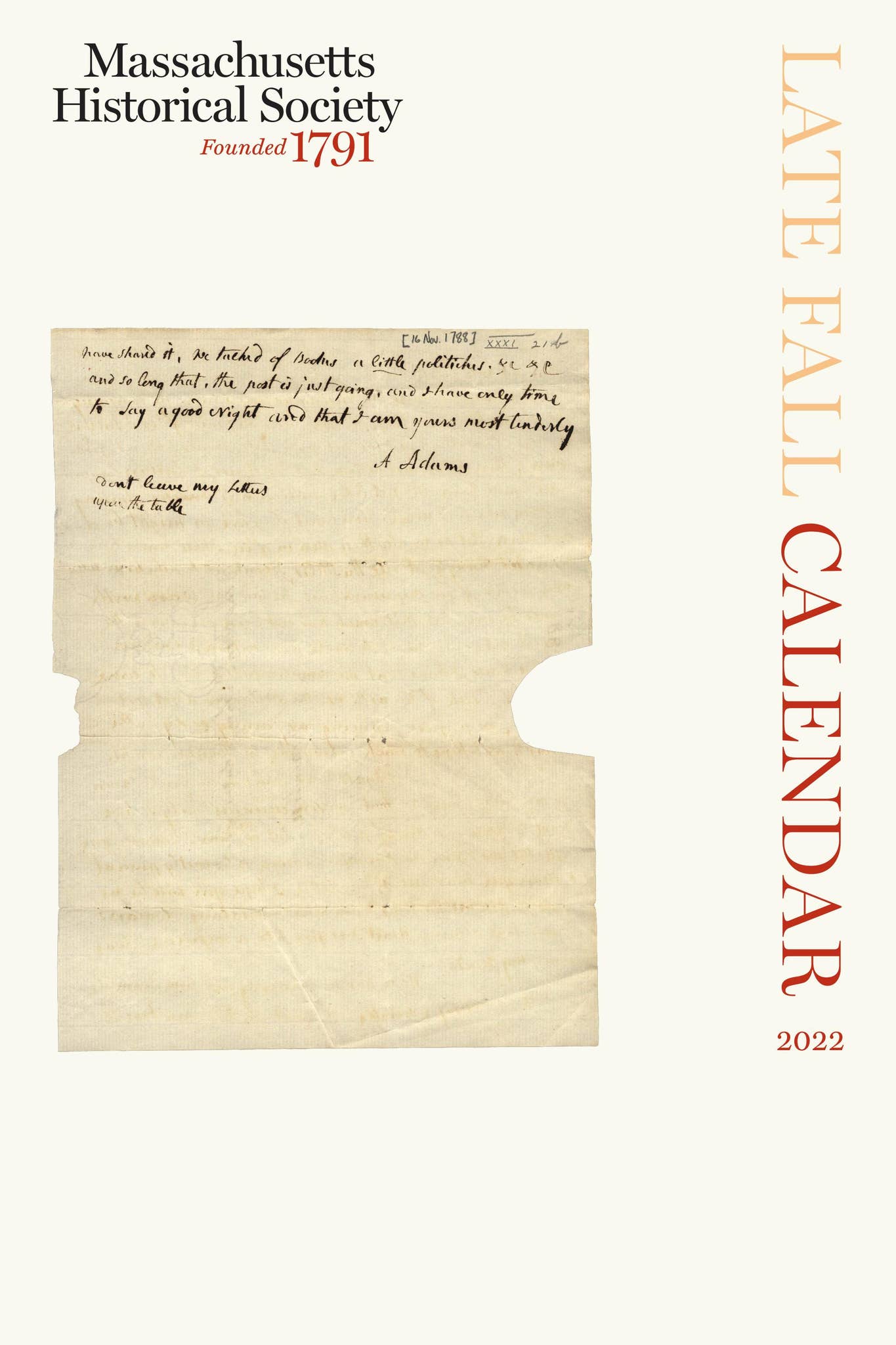 MHS Calendar of Events - November and December 2022 by Massachusetts ...