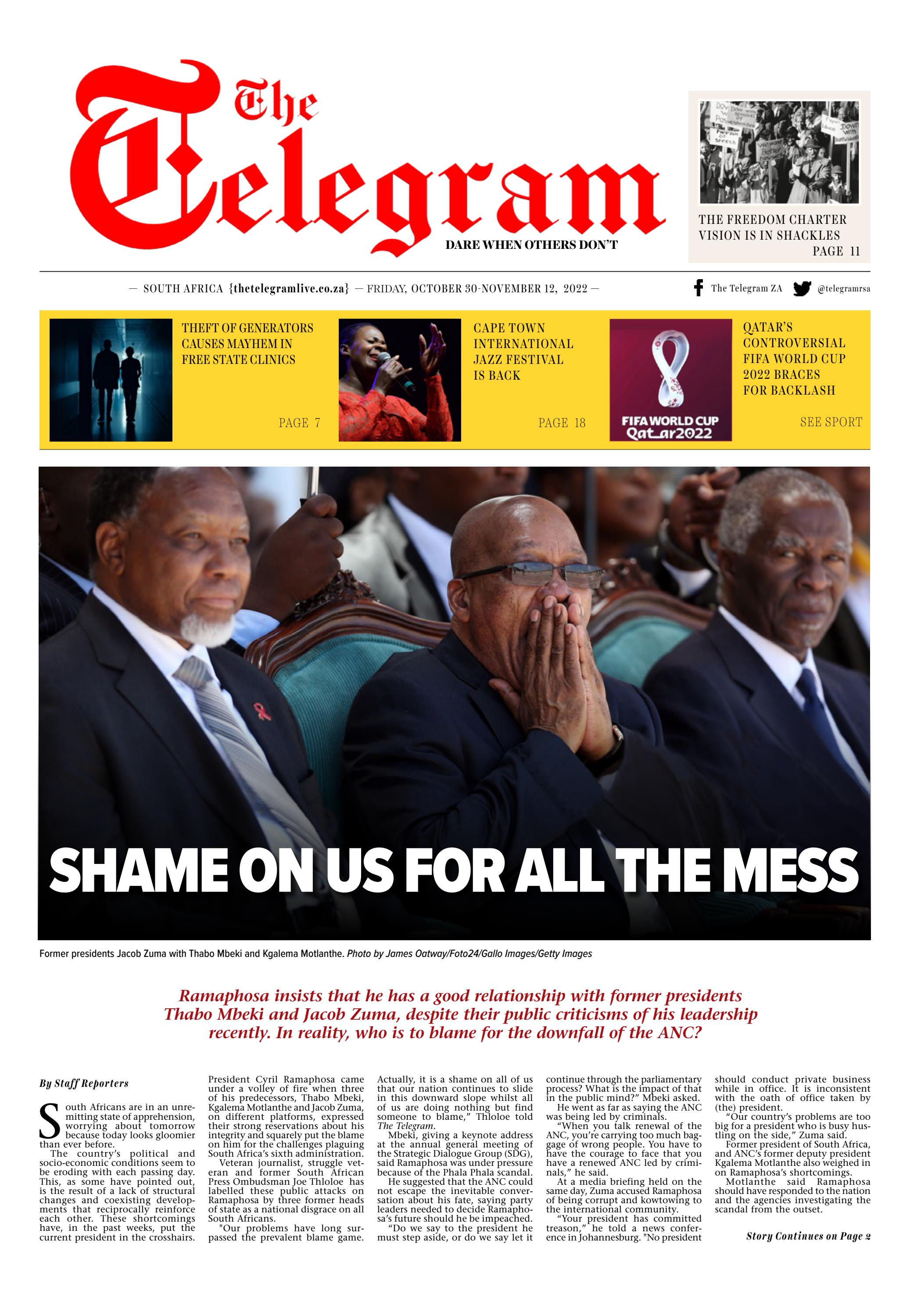 The Telegram RSA Oct28-Nov12 by The Telegram RSA - Issuu