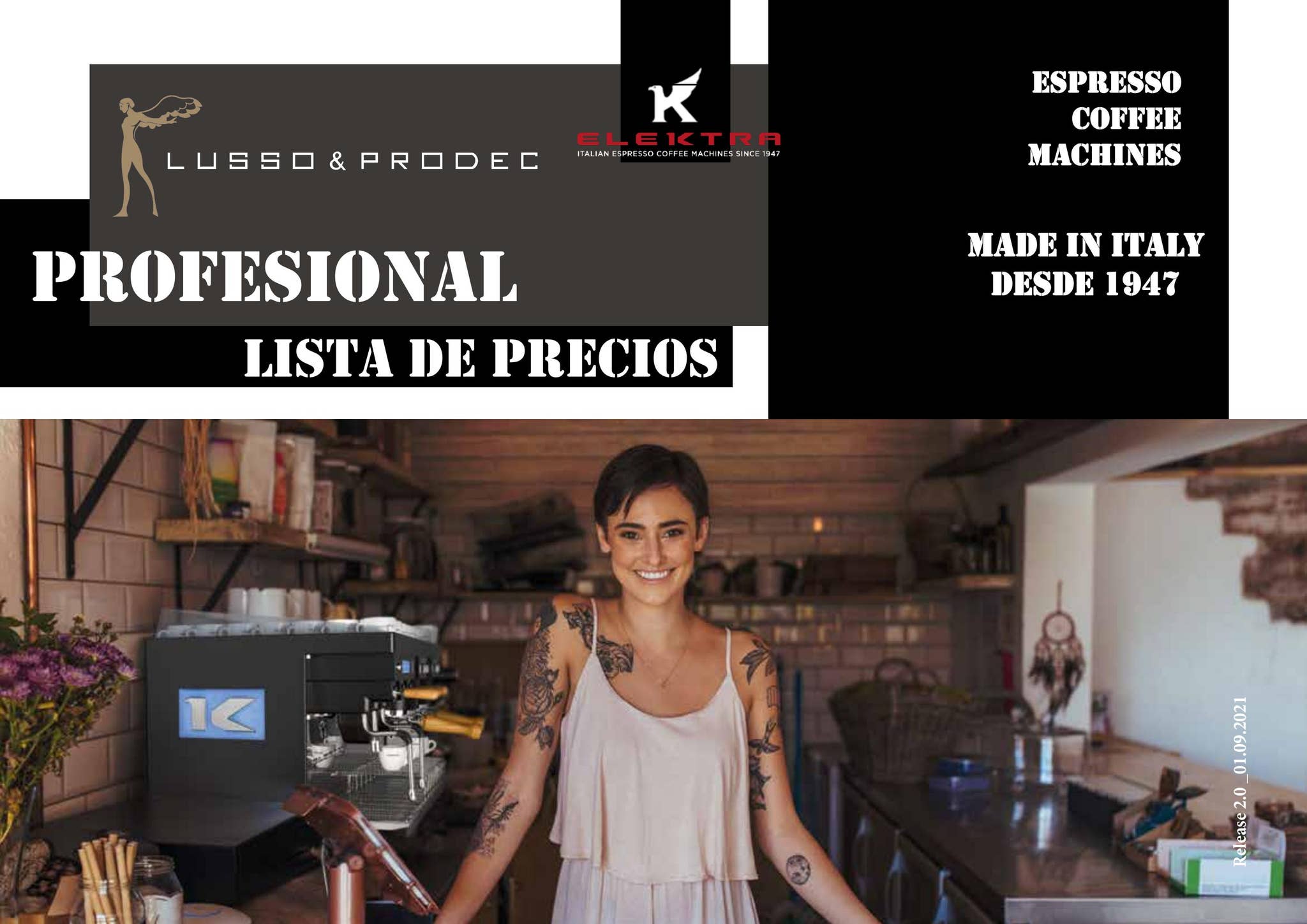 Catalogo maquinas Elektra profesionales by Cafeteras exclusivas Lusso ...