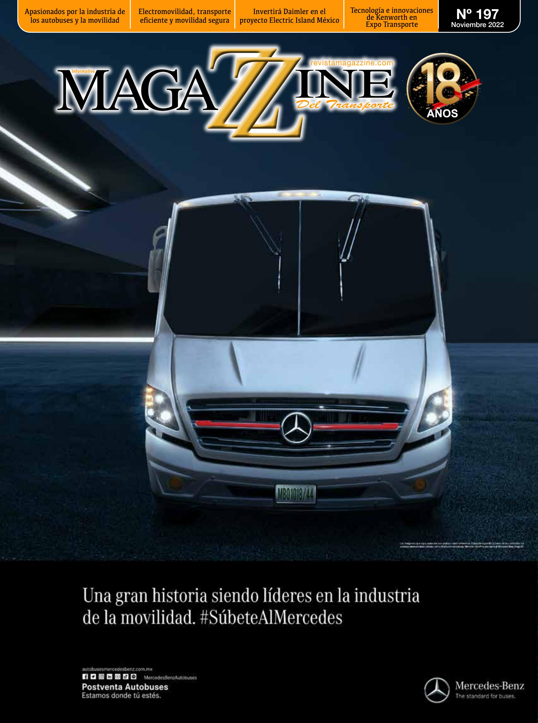 Revista de Transporte Magazzine 197 Noviembre 2022 by Revista Magazzine del Transporte - Issuu