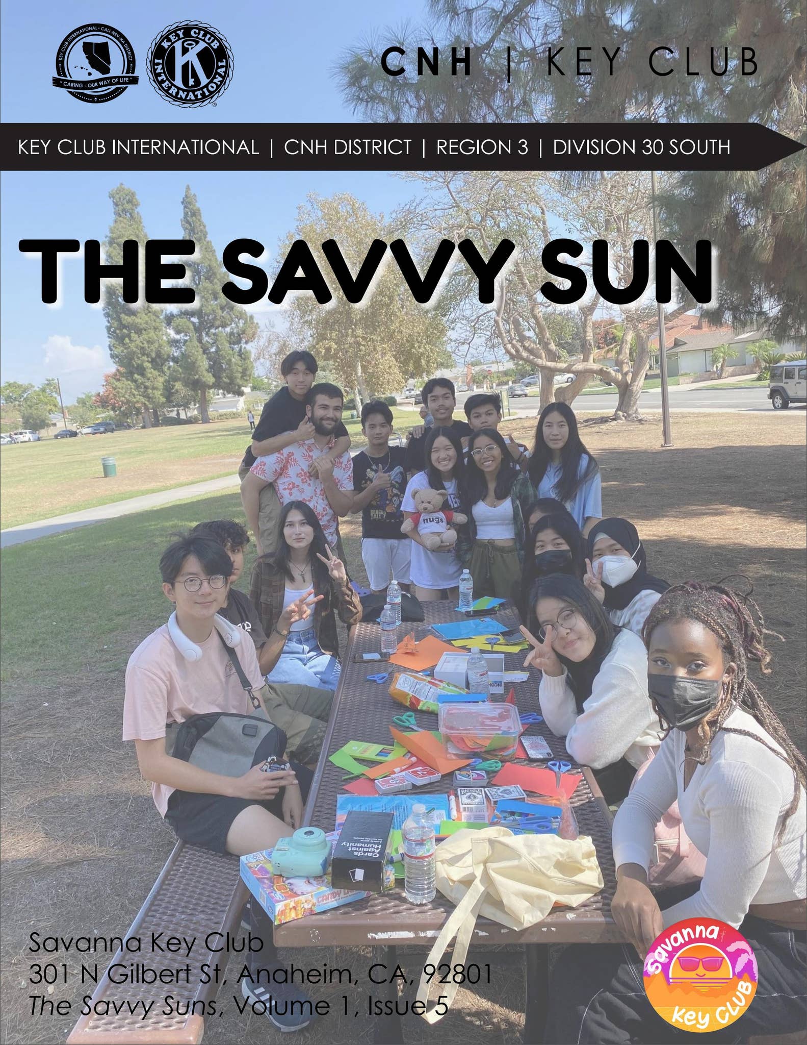 The Savvy Sun | October 2022 by Savanna Key Club - Issuu