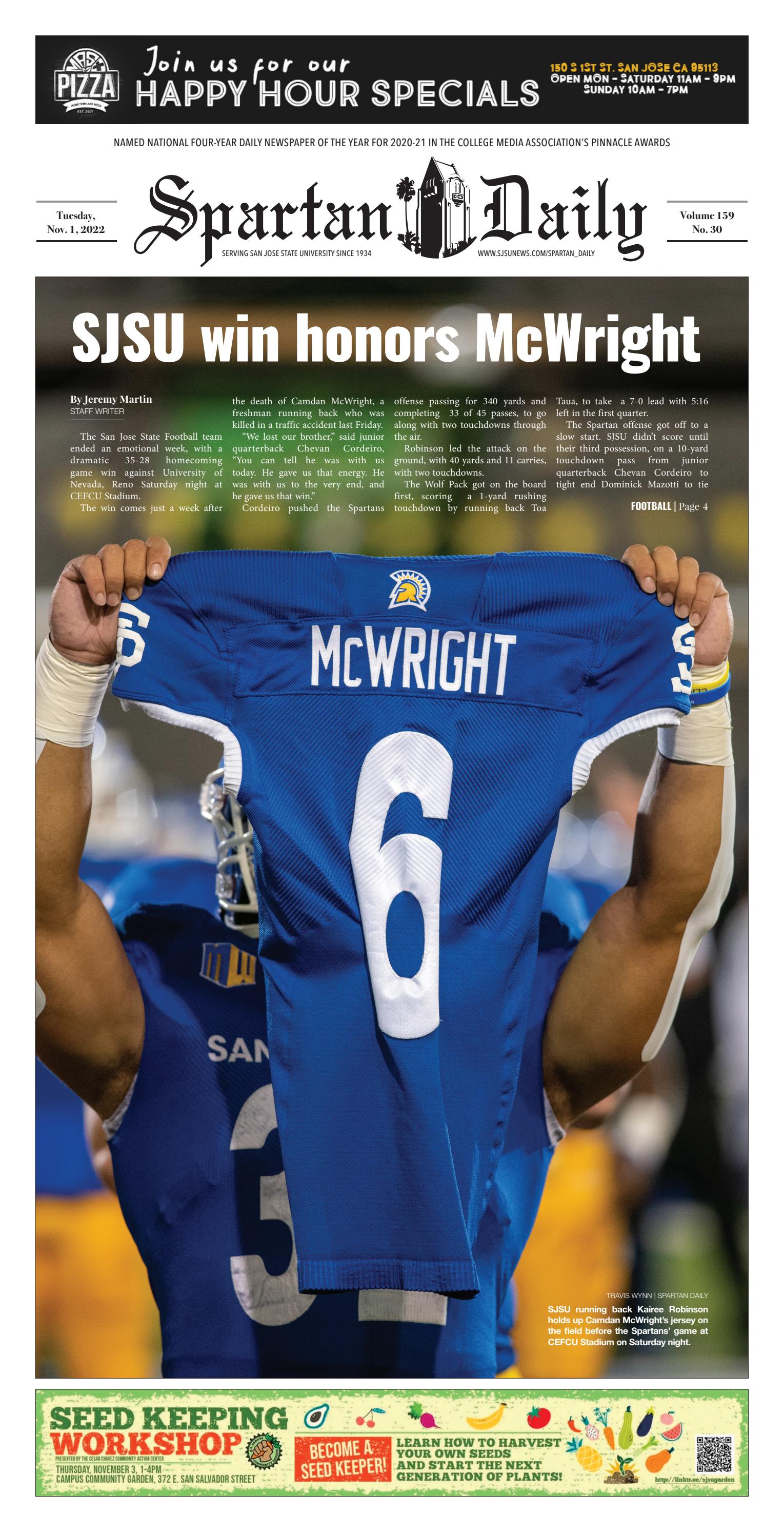 Spartan Daily Vol. 159 No. 30 by Spartan Daily - Issuu