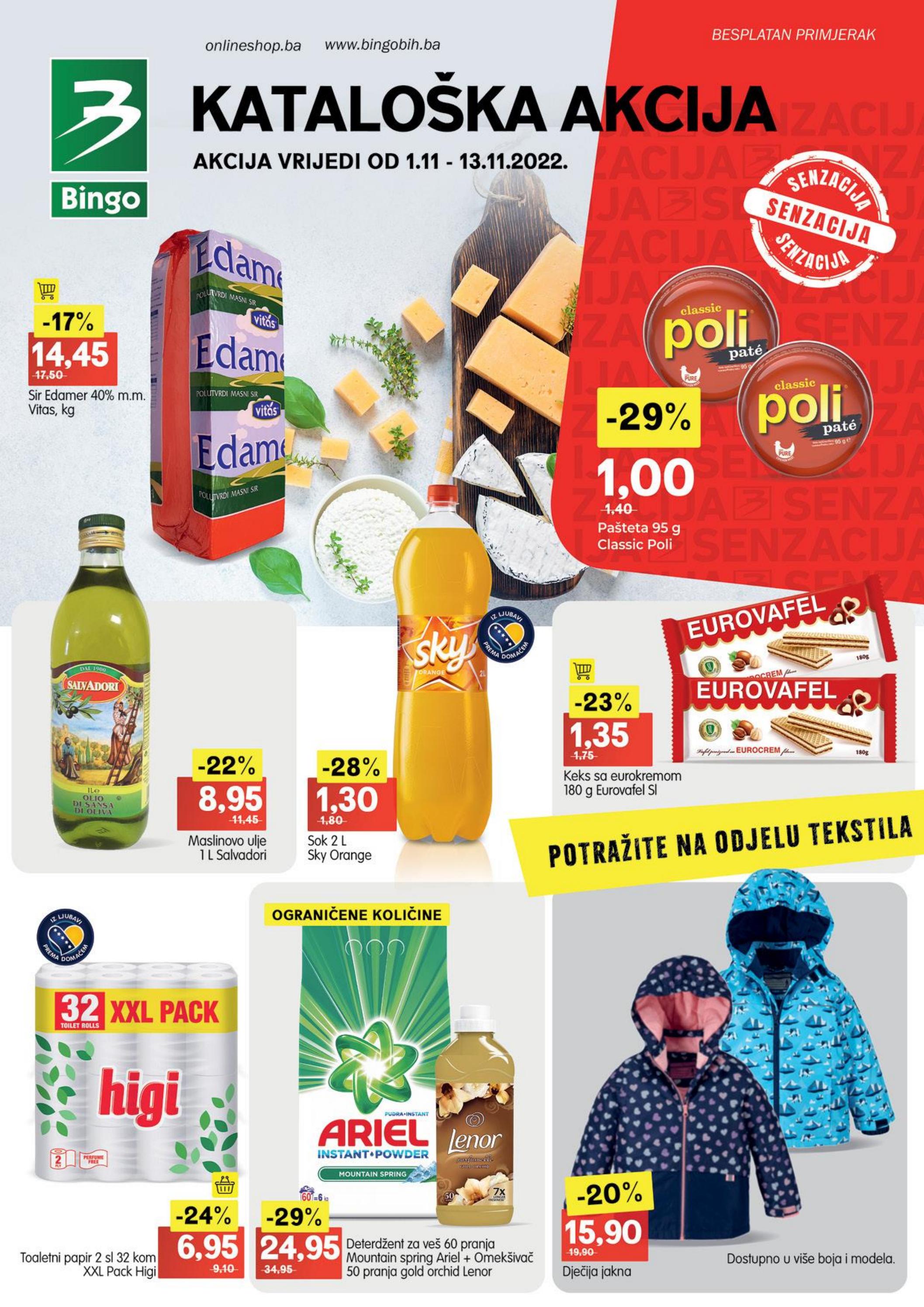 Katalog Novembar I - FBIH by Bingo d.o.o. - trgovački lanac - Issuu