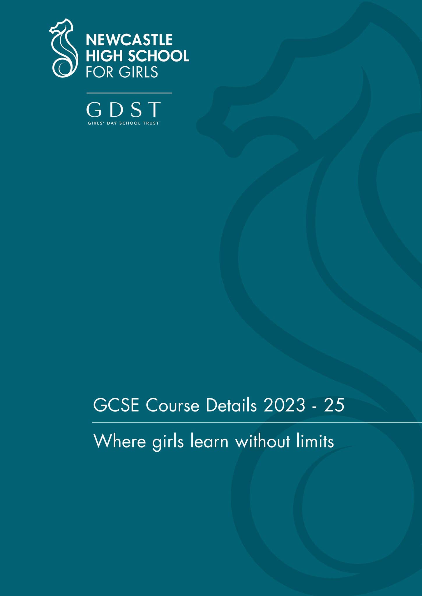 GCSE Course details 2023 - 2025 by ncl38 - Issuu