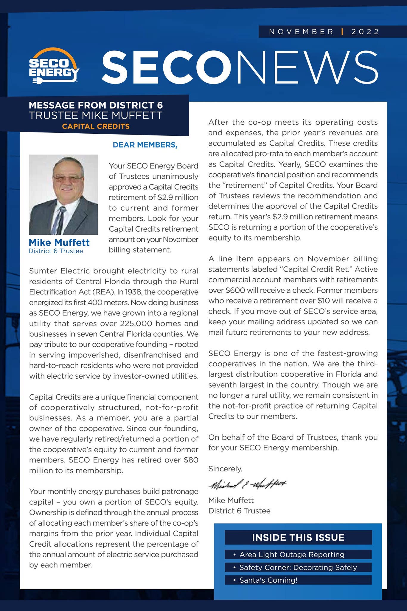 November 2022 SECO News by SECO Energy - Issuu