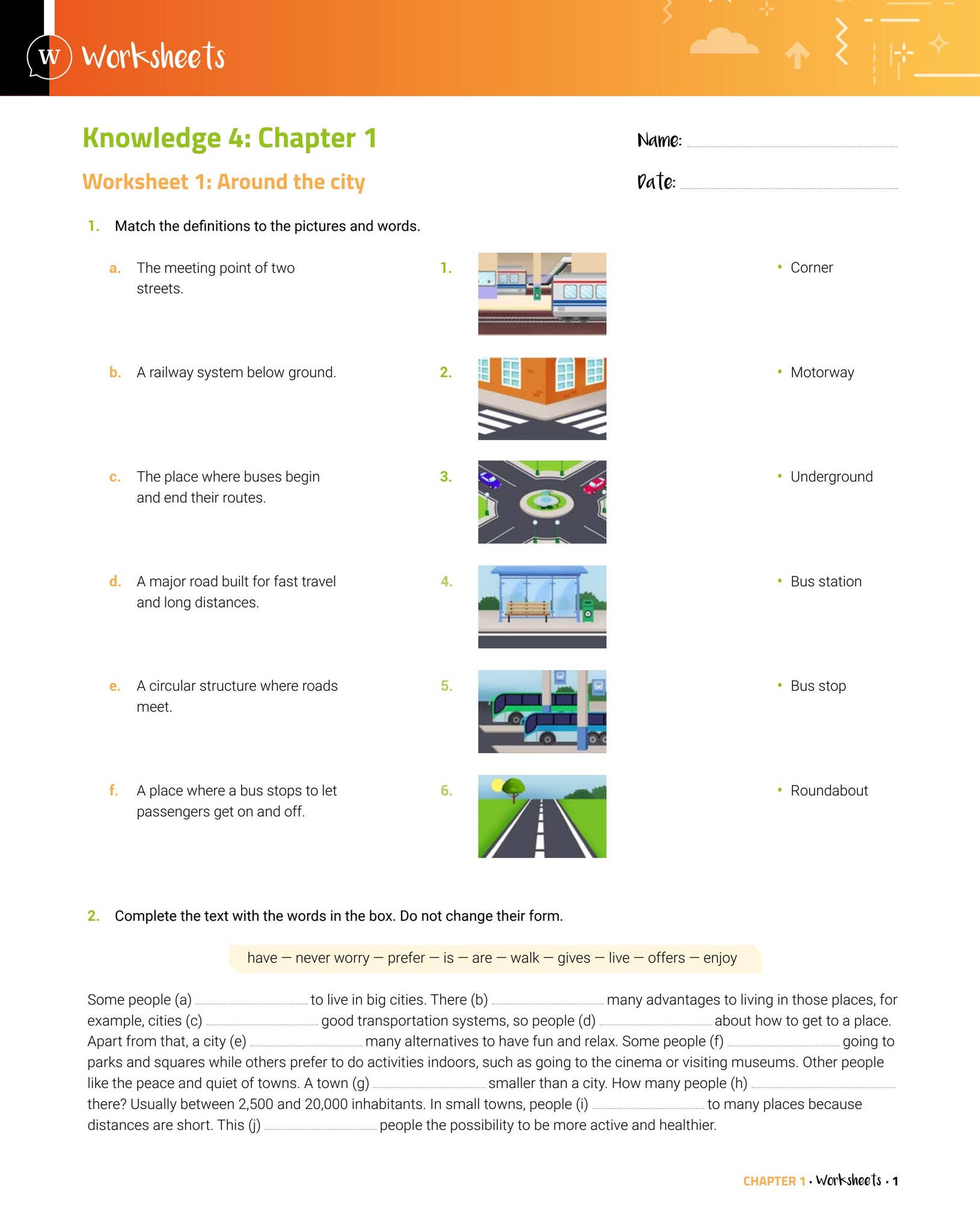 Worksheet 1 - Knowledge 4 by Editorial ACES - Issuu