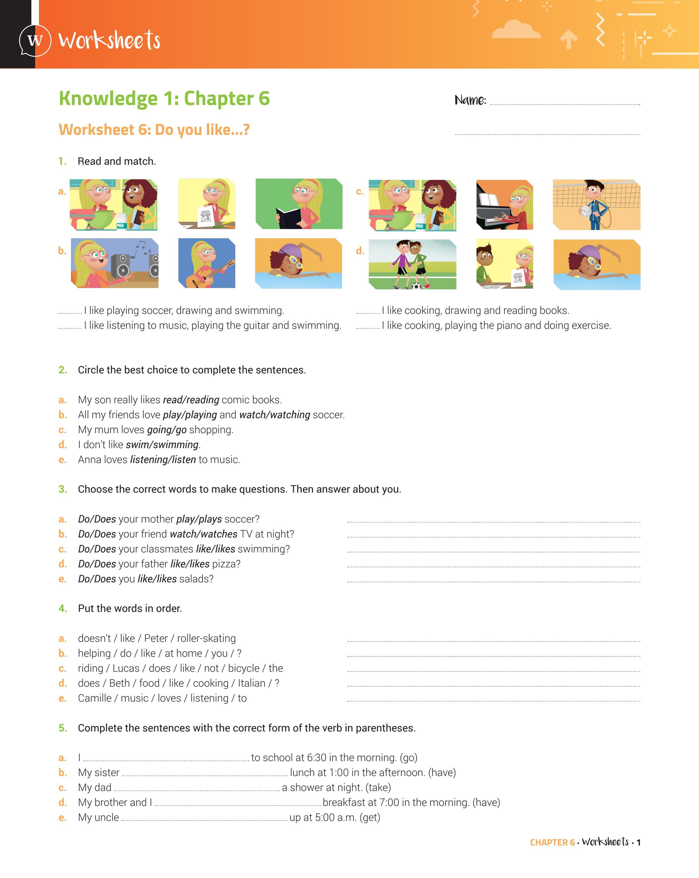 Worksheet 6 - Knowledge 1 by Editorial ACES - Issuu