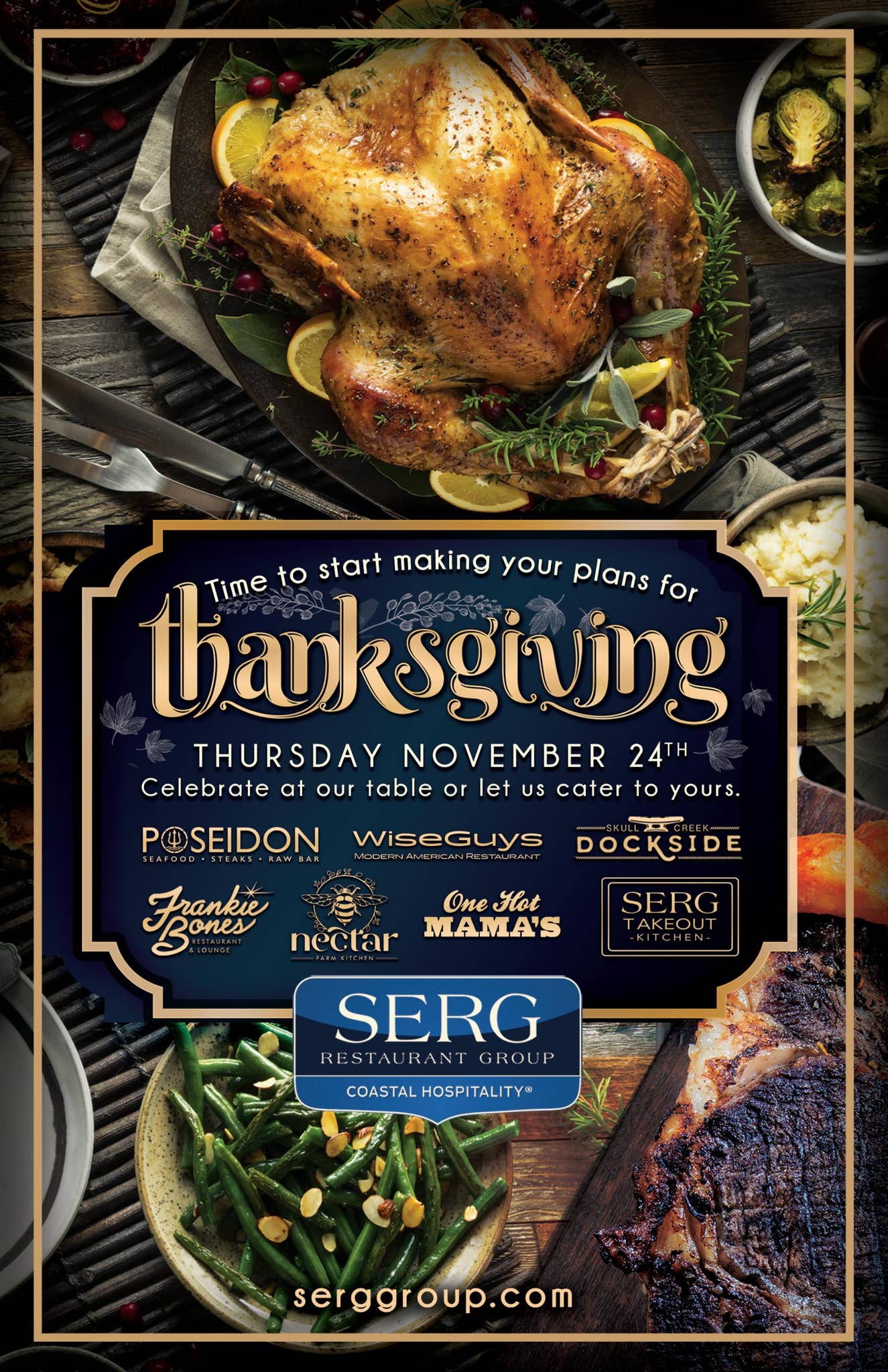 2022 SERG Thanksgiving Menus by SERG Restaurant Group - Issuu