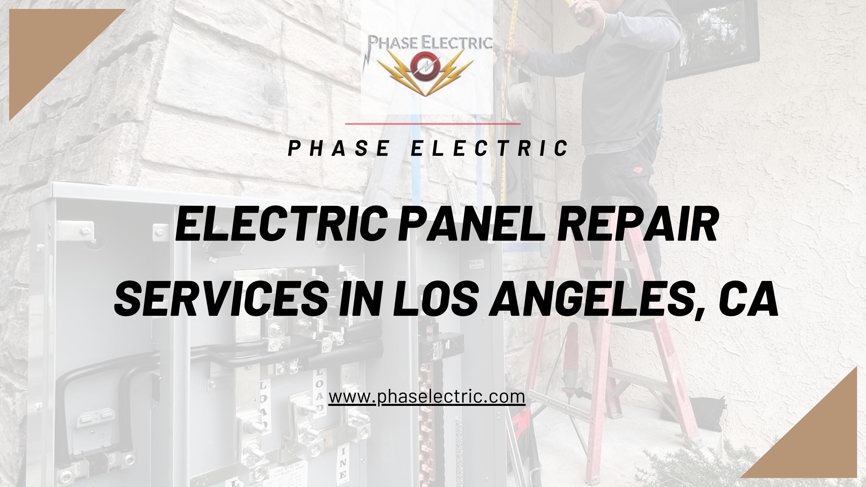 Best Electric Panel Repair Services by phaselectric - Issuu