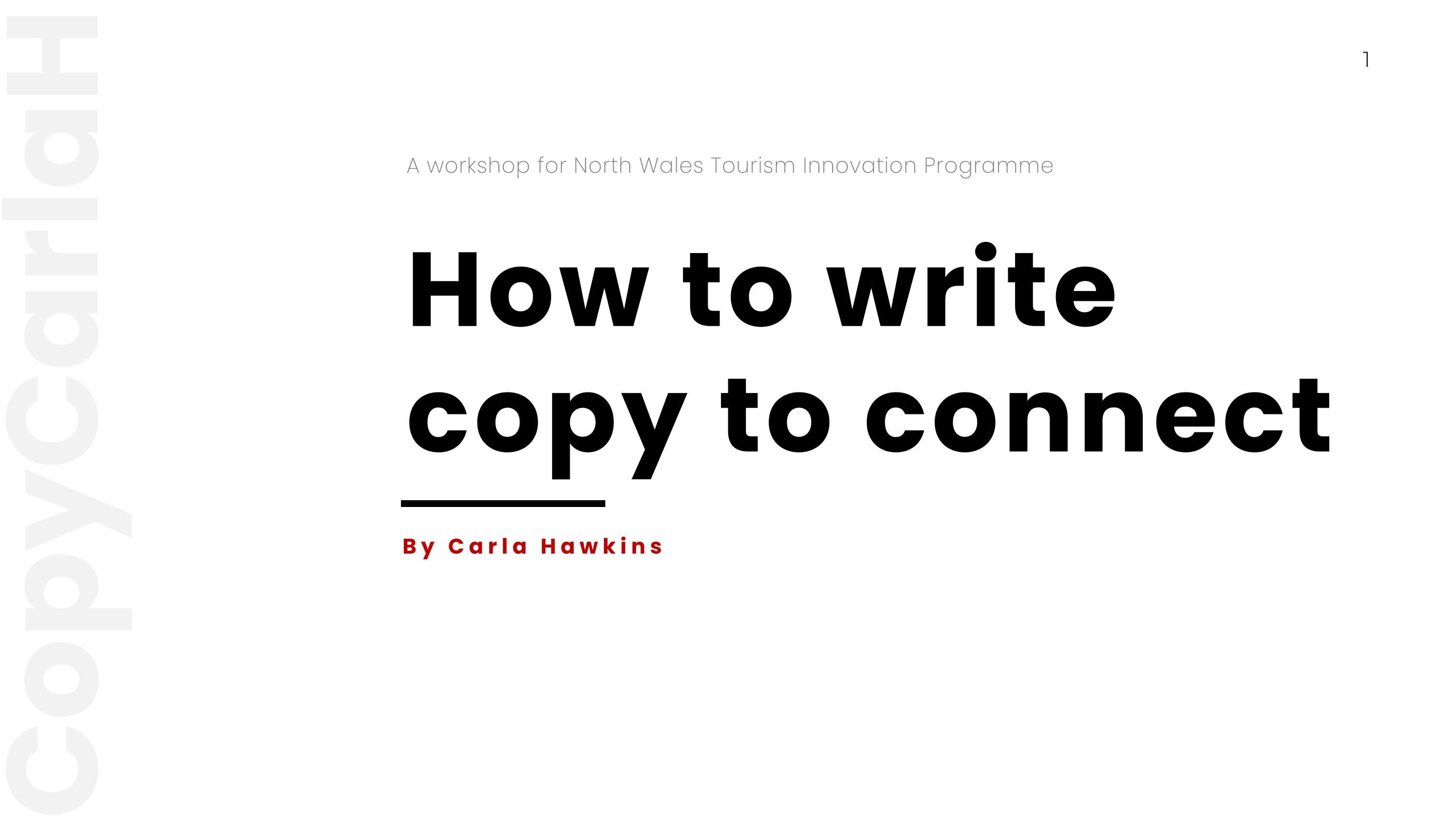 How to Write Great Copy - Carla Hawkins by Go North Wales - Issuu How to Write Great Copy - Carla Hawkins by Go North Wales - Issuu