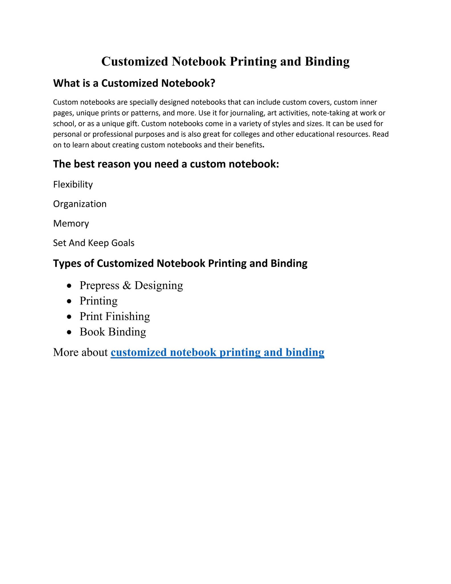 Customized Notebook Printing and Binding – SFA Print by SFA Print - Issuu