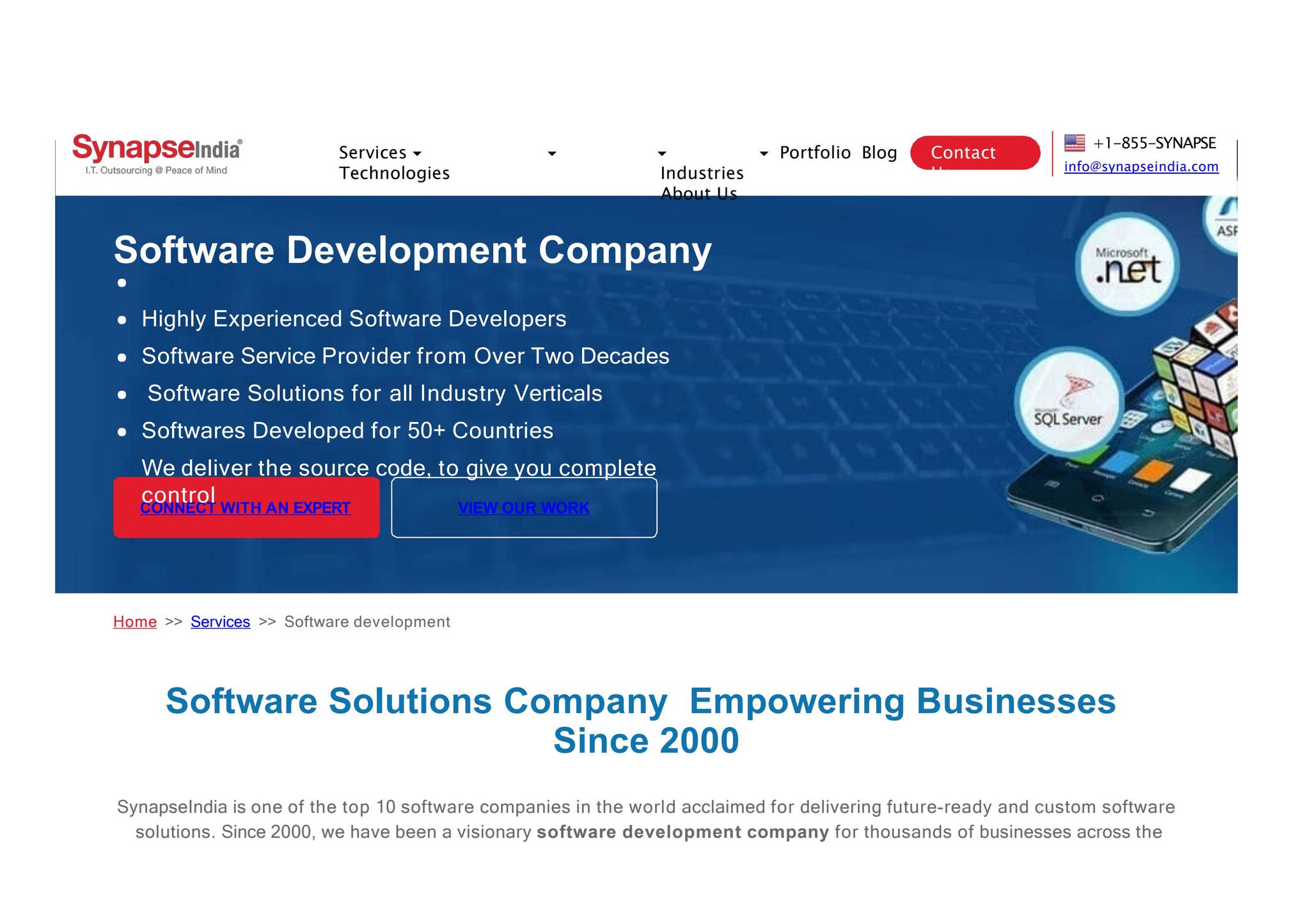 5. Best Software Product Development Company SynapseIndia by ...