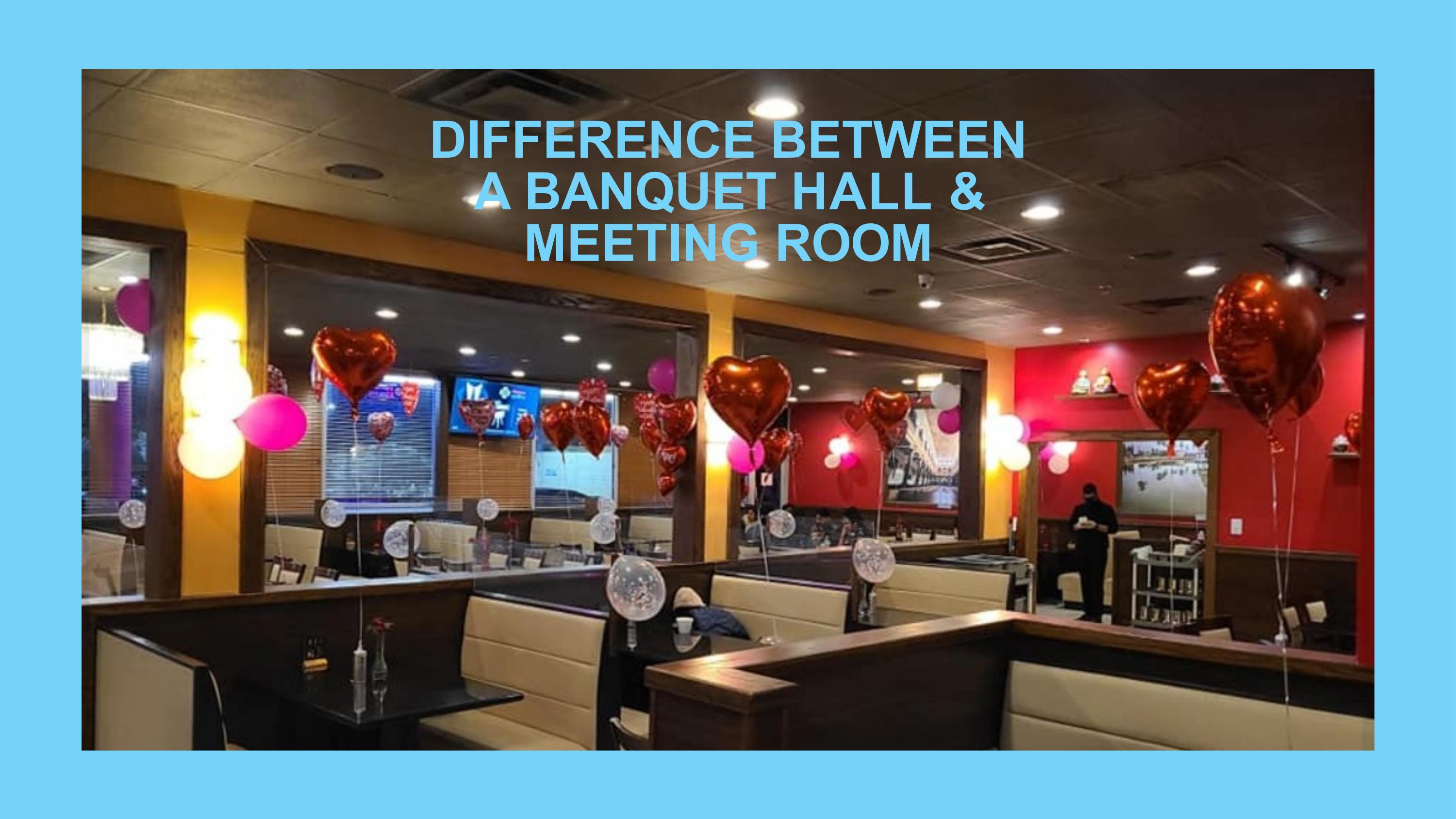 Difference Between A Banquet Hall Meeting Room By Sangam Chettinad