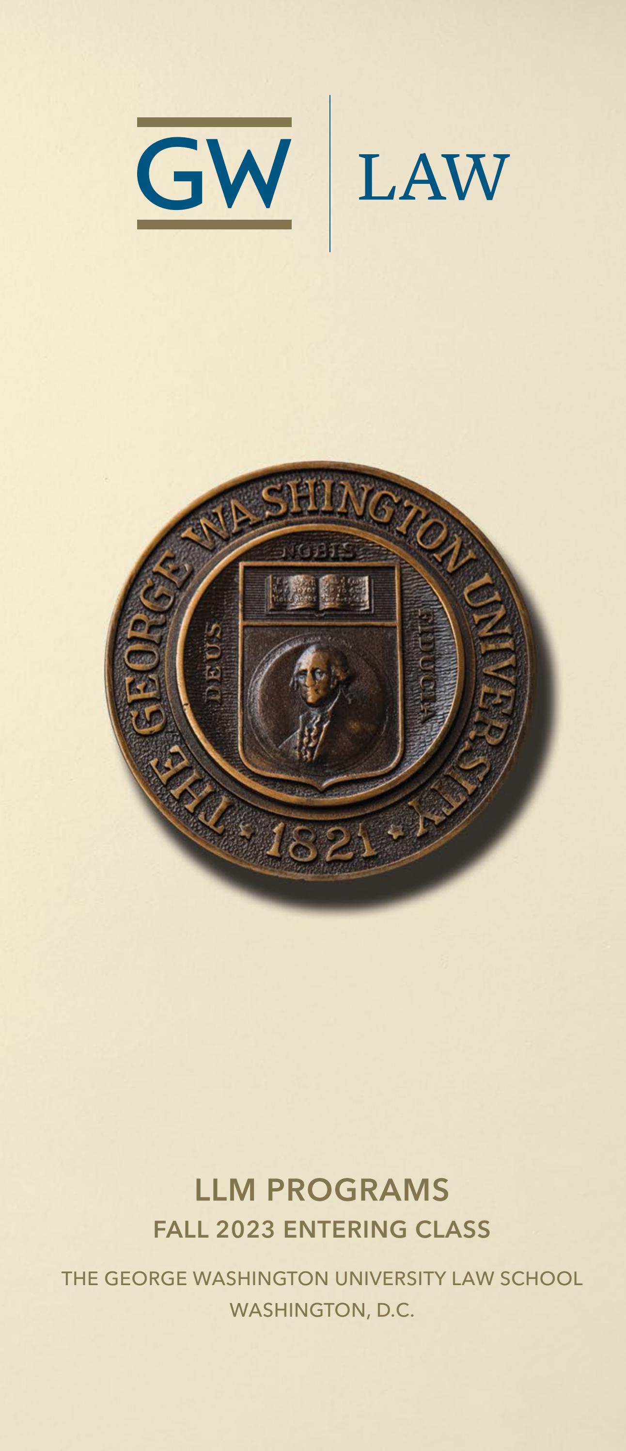 2023 Entering Class LLM Viewbook by The George Washington University Law School - Issuu