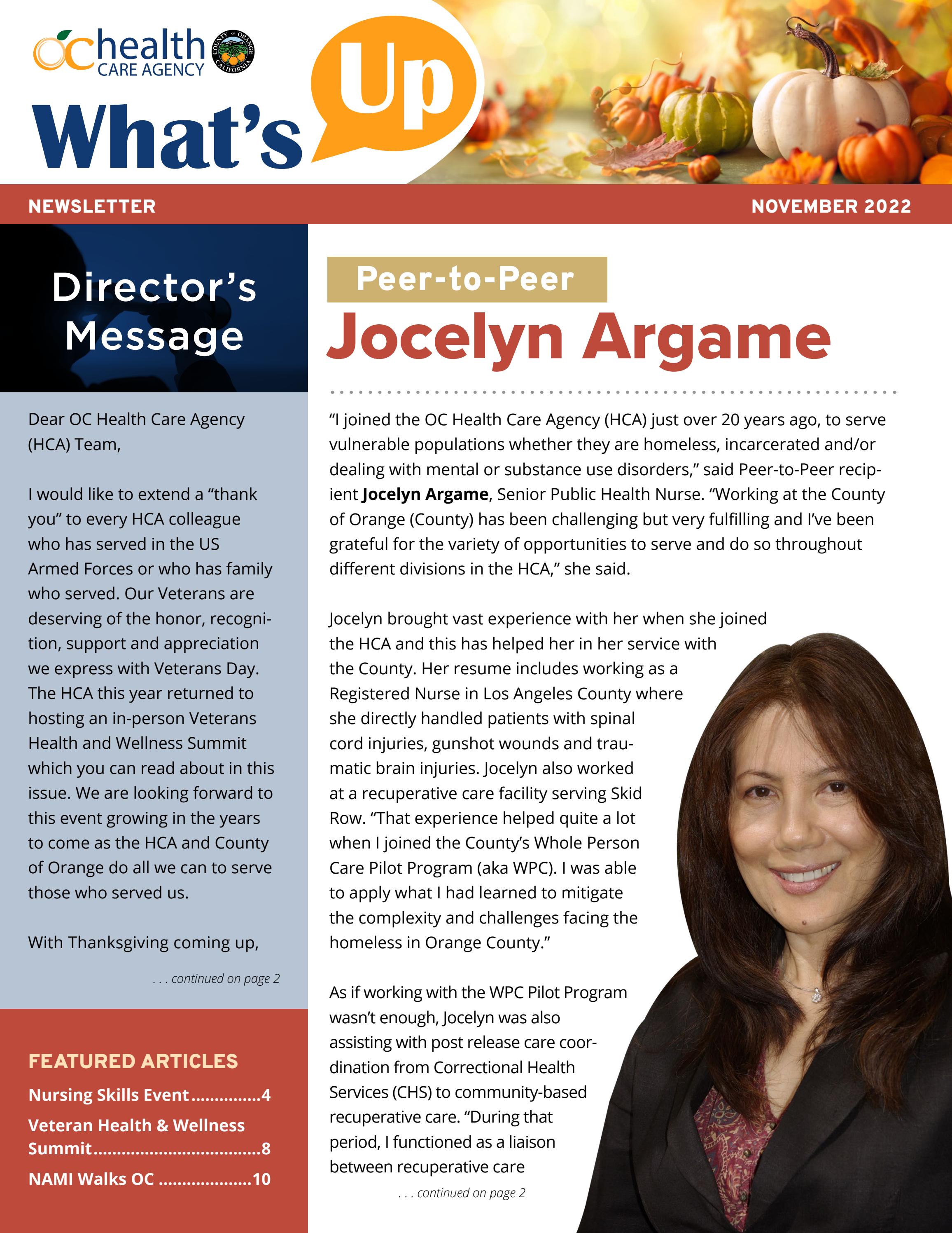 OC Health Care Agency November 2022 Newsletter by County of Orange ...