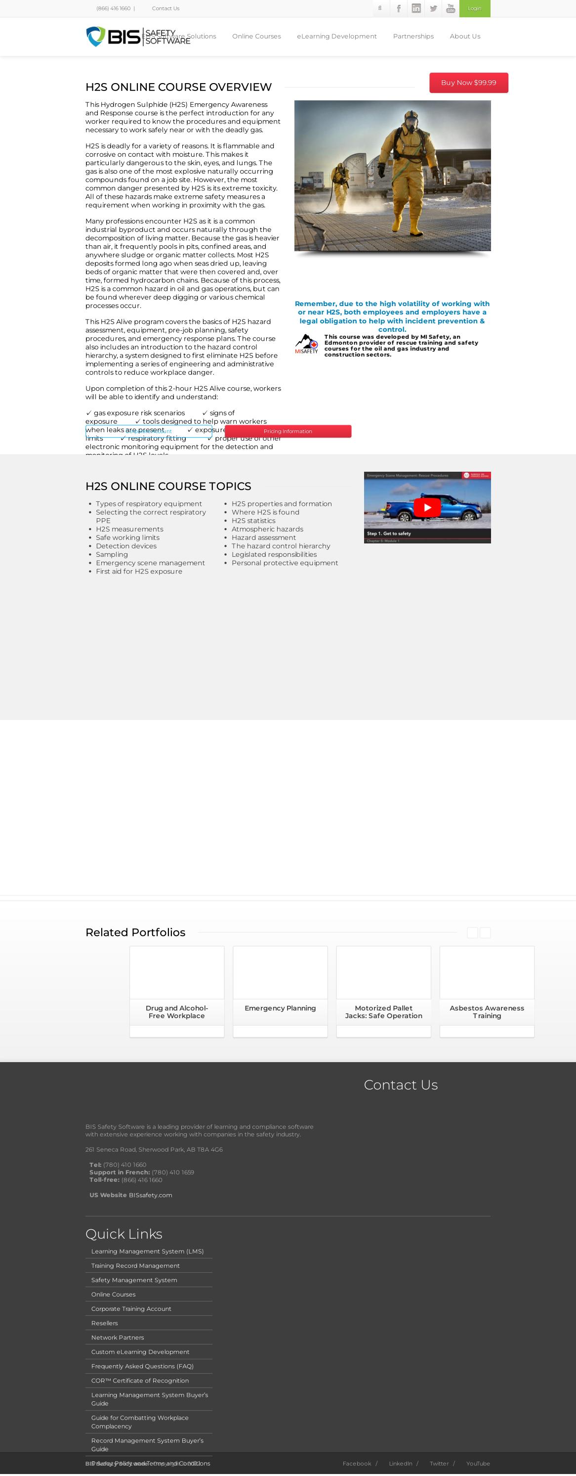 H2S Online Course by BIS Safety Software - Issuu