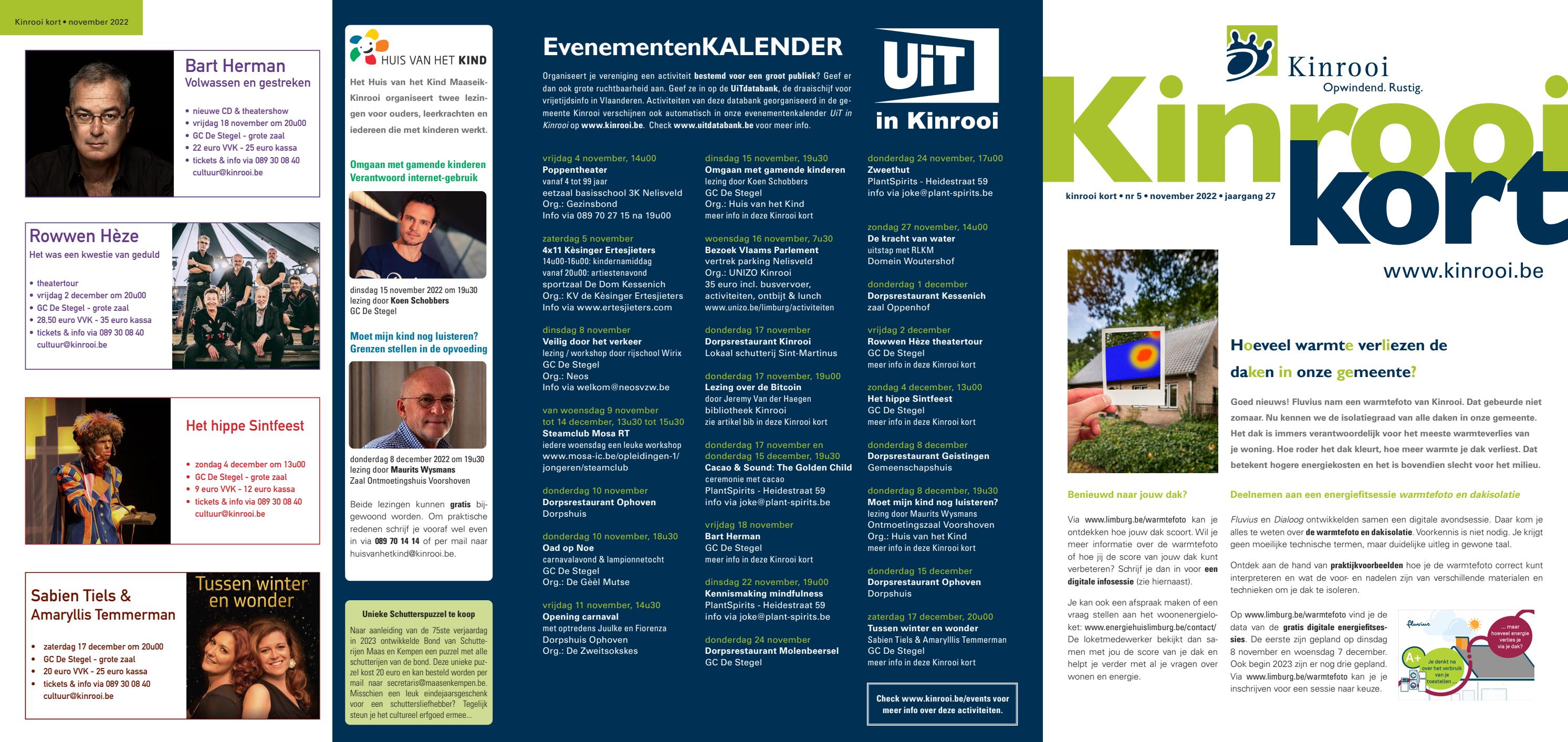 Kinrooi KORT #05 november 2022 by Gemeente KINROOI - Issuu