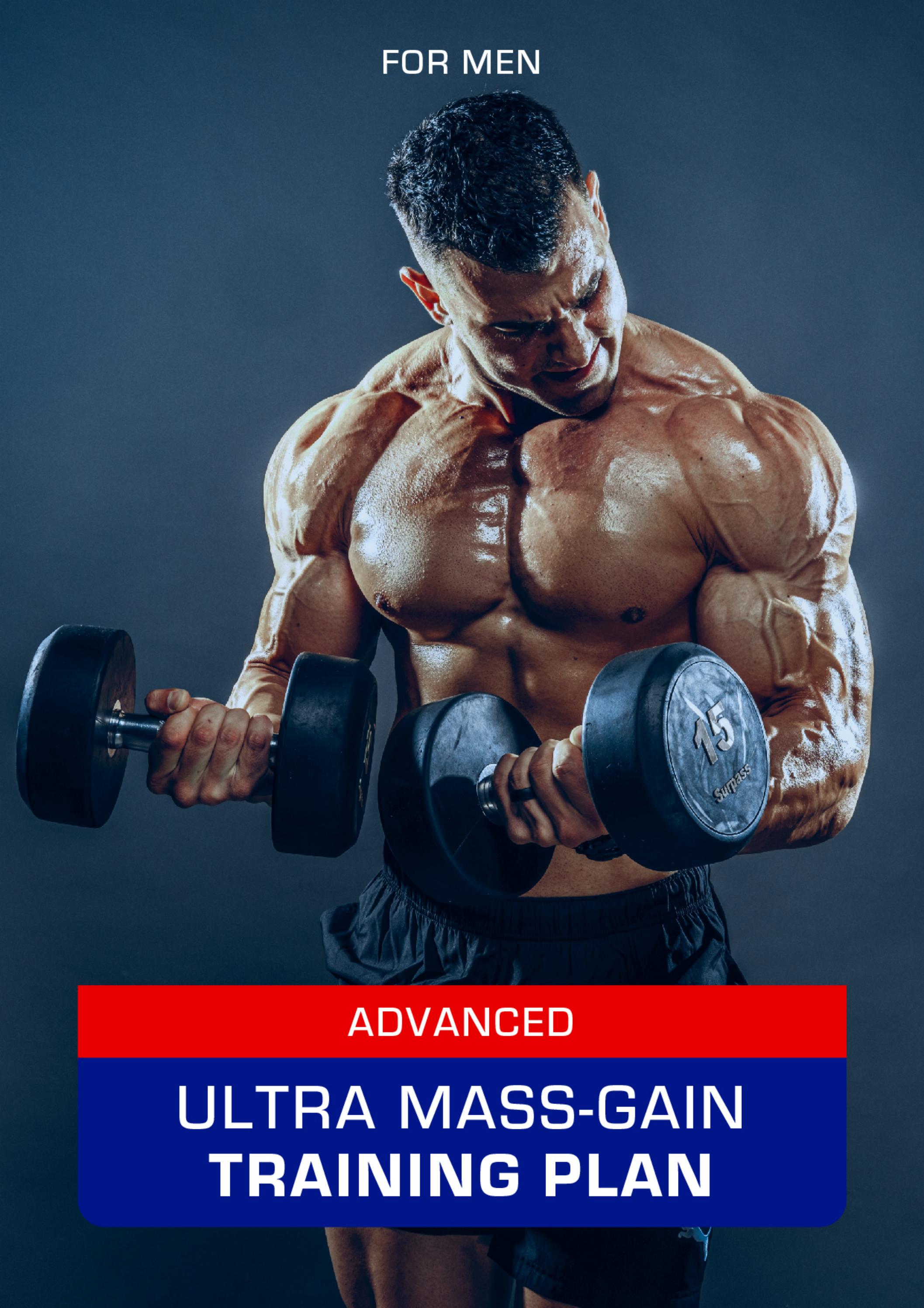 Ultra Mass Gain Training Plan for Men - Advanced by USN - Ultimate ...