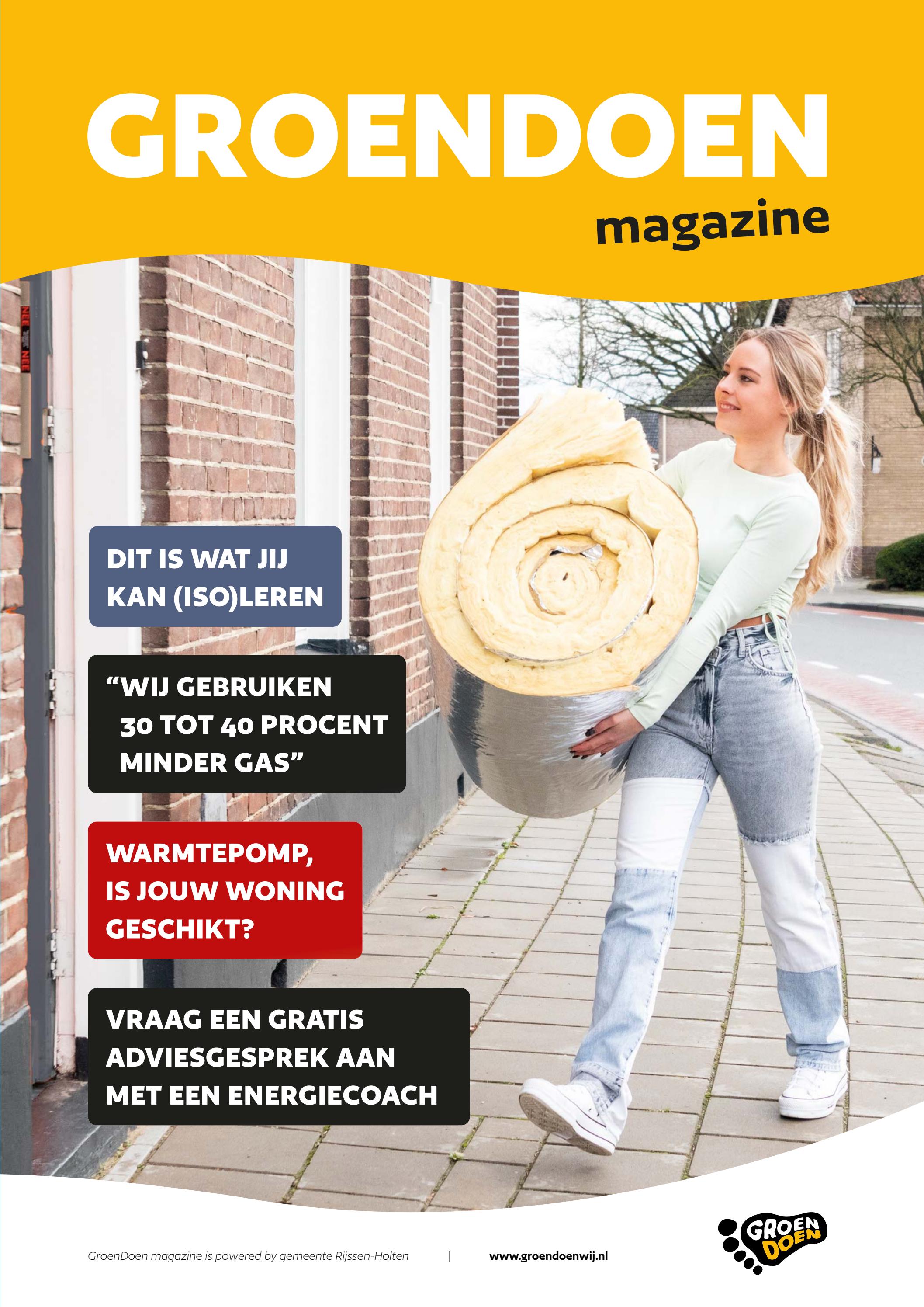 GroenDoen magazine by reclamemakers - Issuu