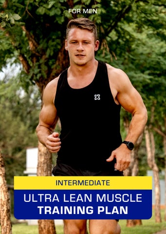 Ultra Lean Muscle Training Plan For Men Intermediate By USN 