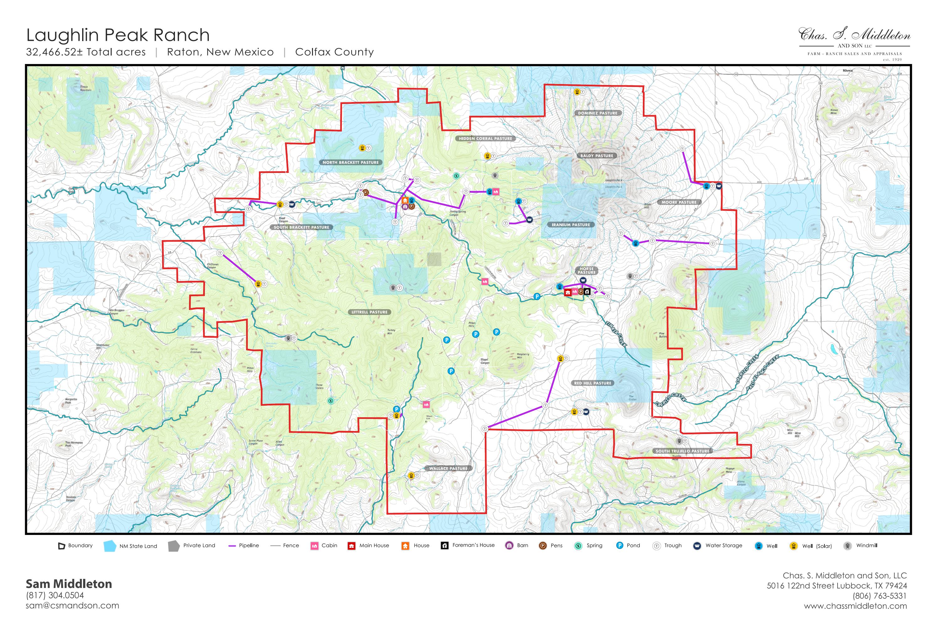Laughlin Peak Ranch - TOPOGRAPHY MAP_b by csmandson - Issuu