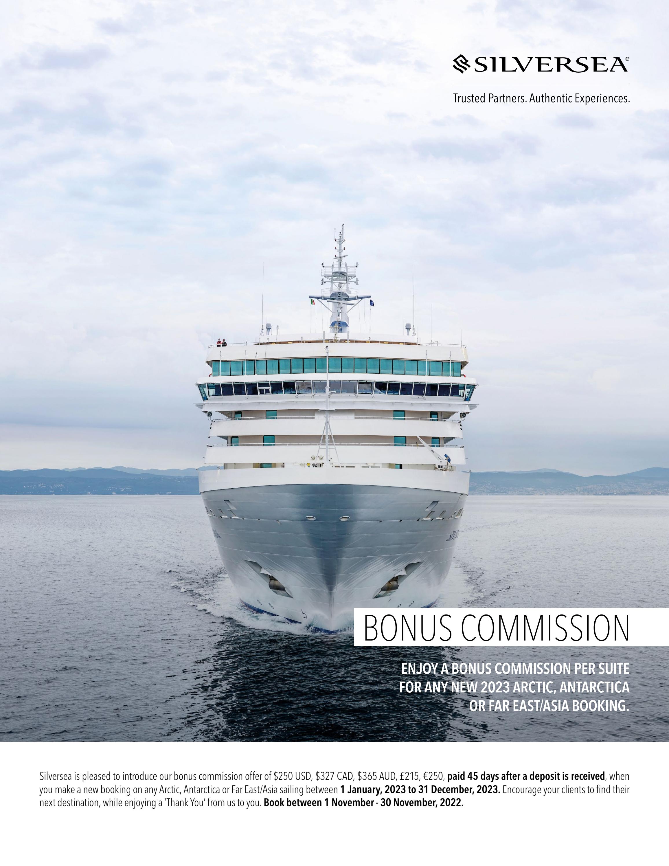 Trade Bonus Commission Flyer by Silversea - Issuu