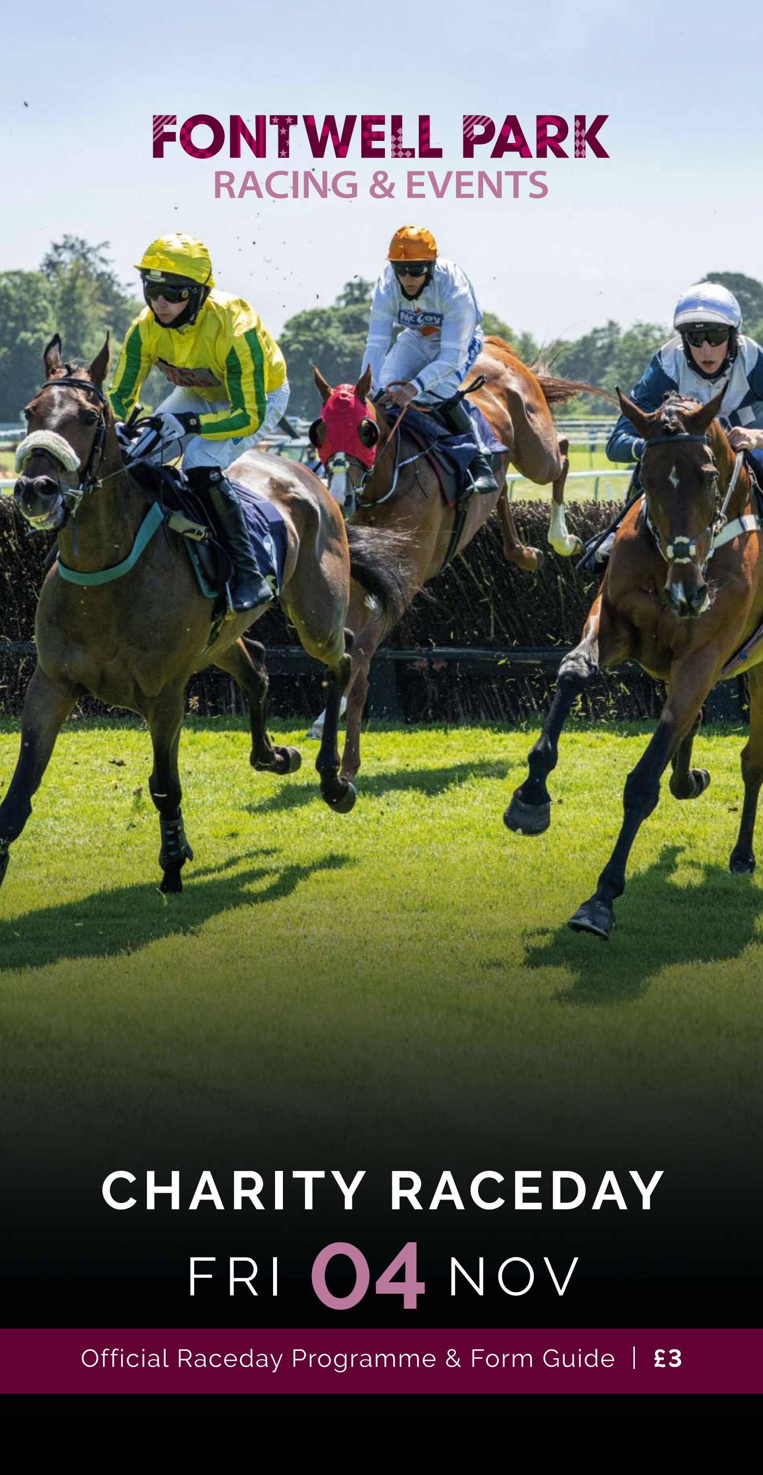 Fontwell Park Racecard - Friday 4th November by Arena Racing Company ...