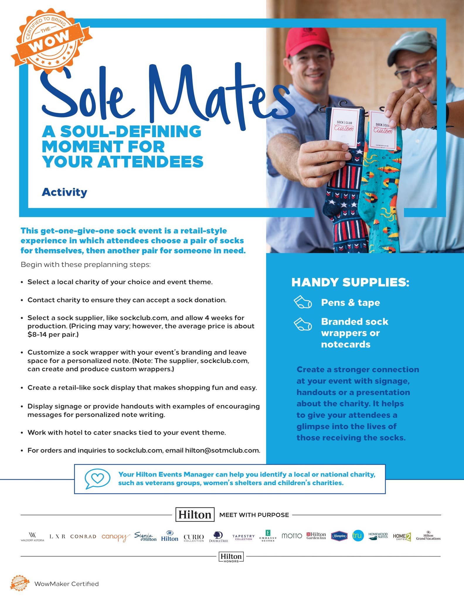 Hilton Meet With Purpose Sole Mates Activity Guide by hemline-theory ...