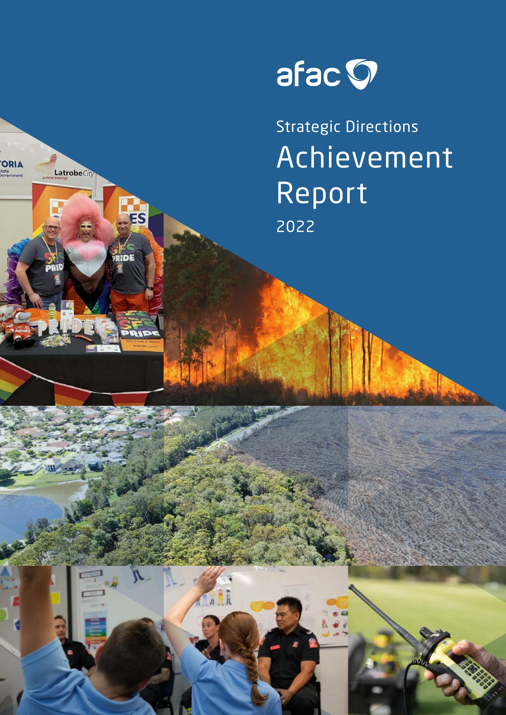 AFAC Strategic Directions Achievement Report 2022 by AFAC - Issuu
