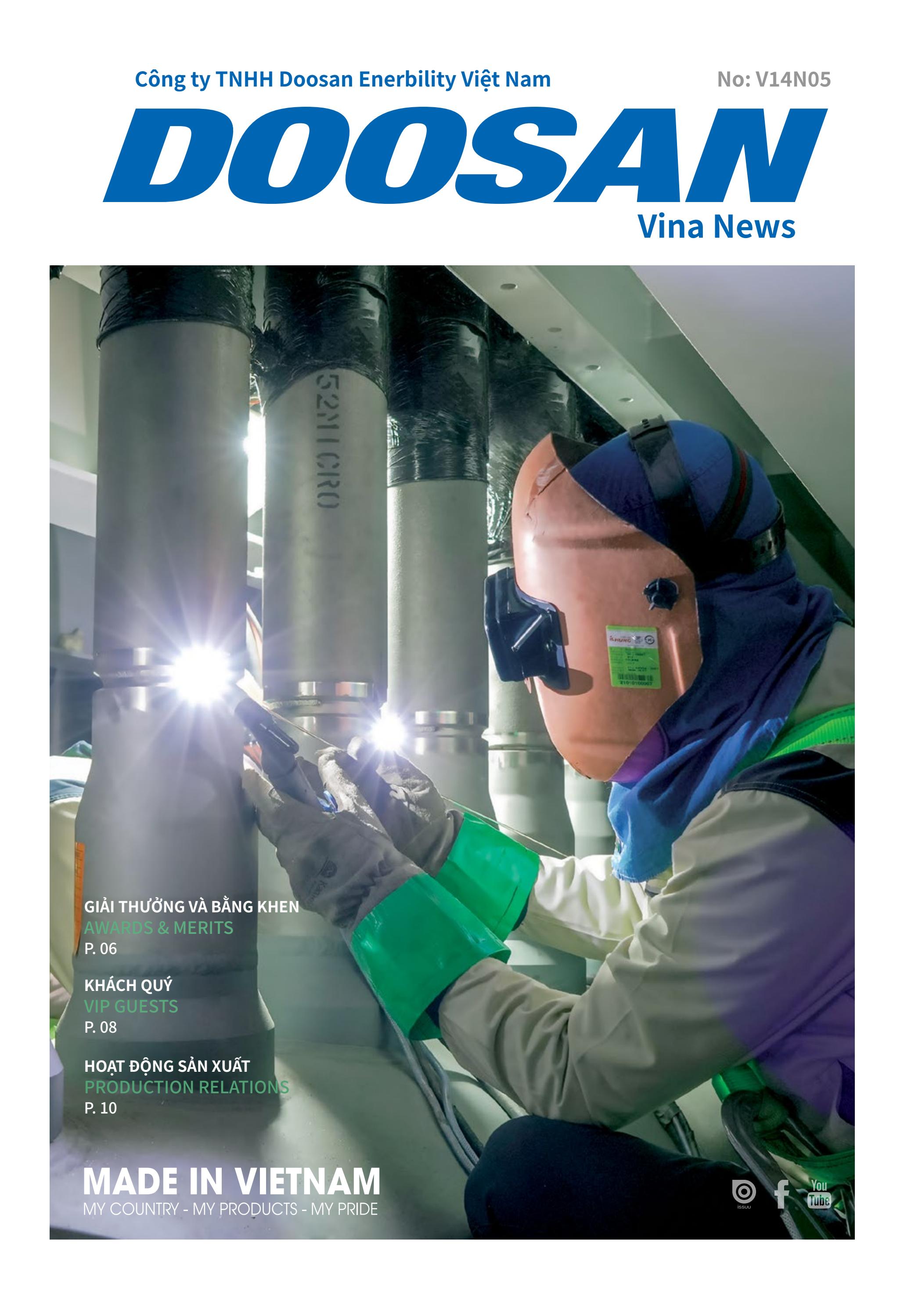 Doosan Vina News V14N05 by DOOSAN VINA - Issuu