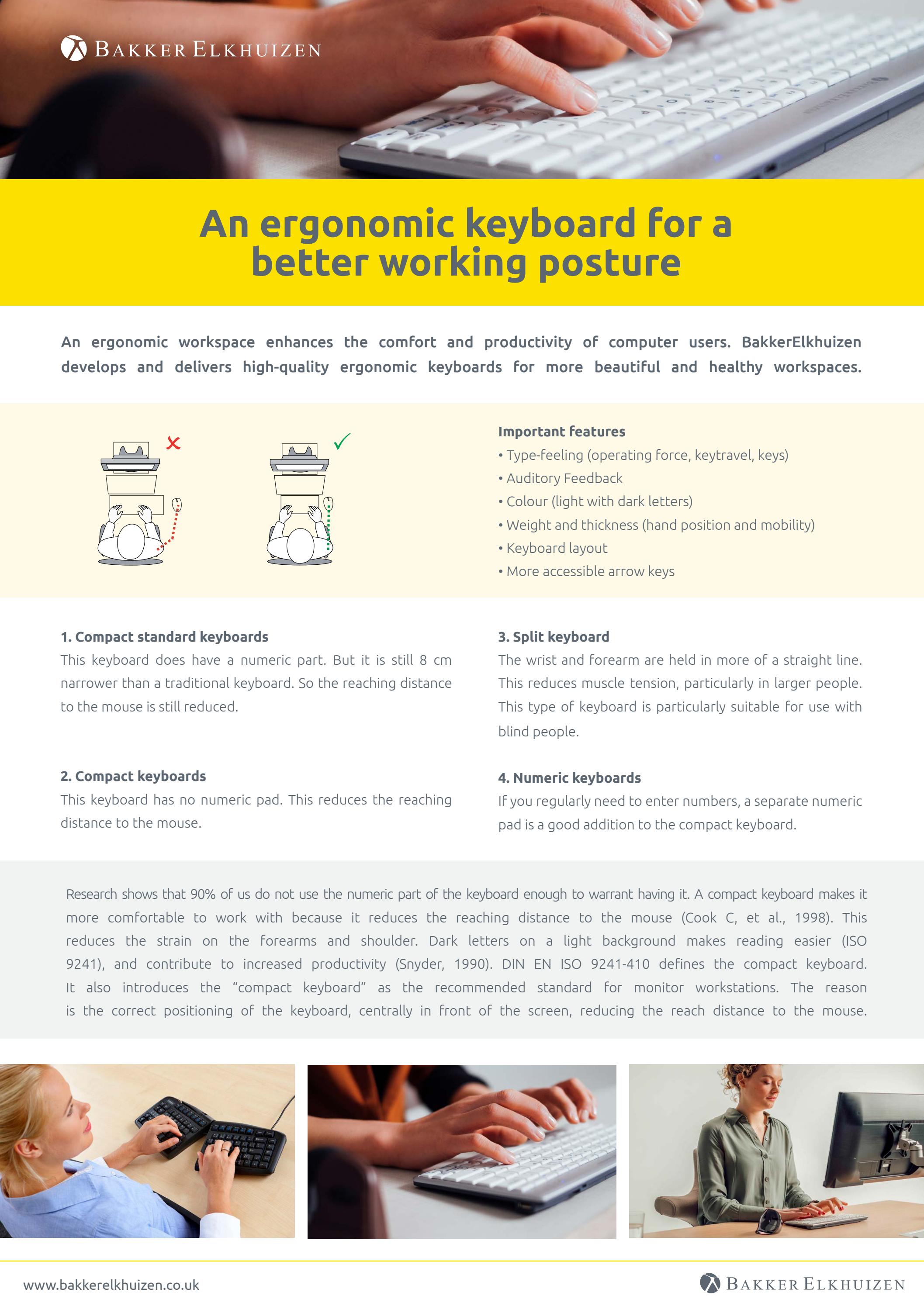 102 Ergonomic Keyboards for better working posture by StudioLine ...