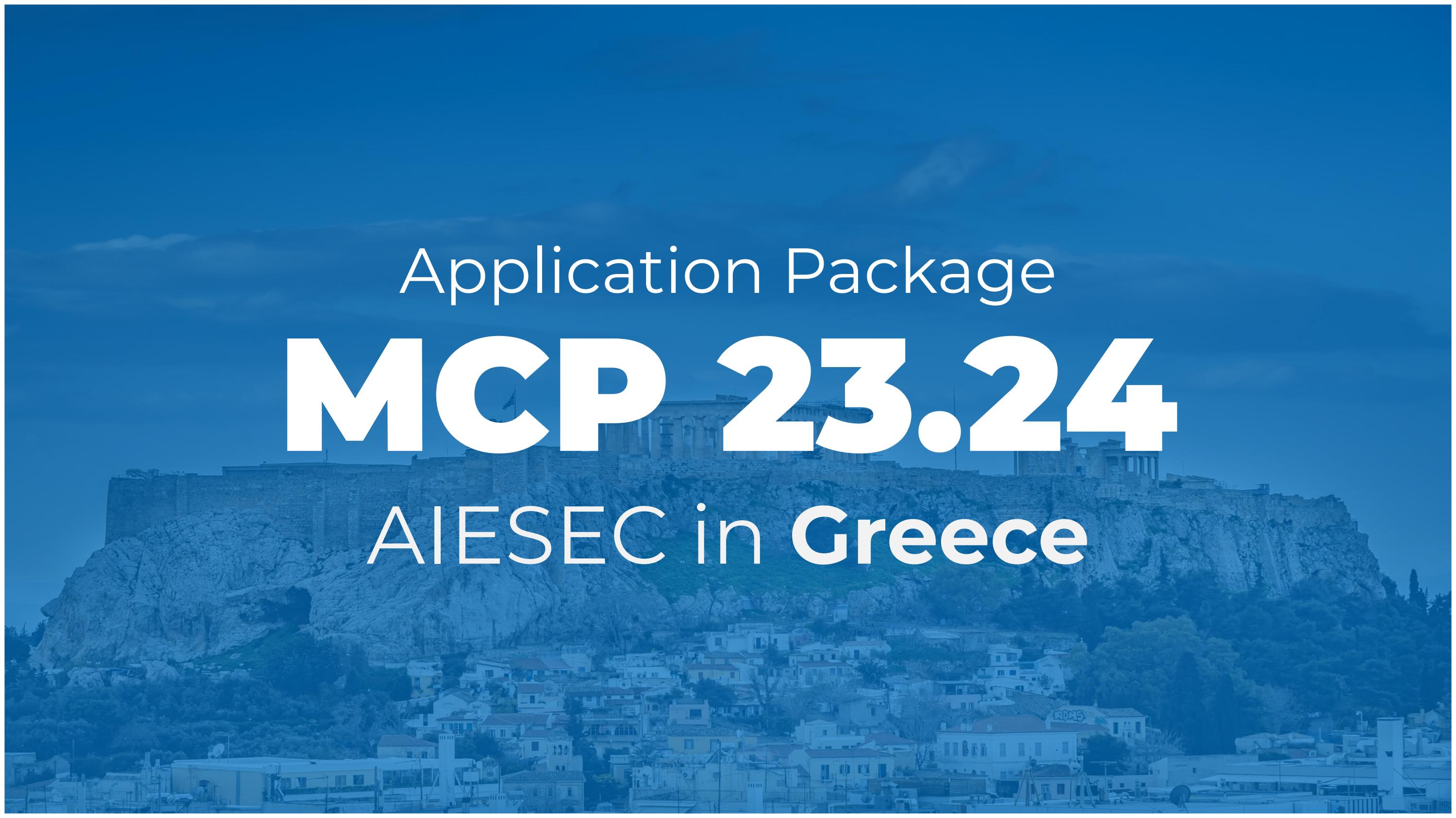 MCP Application 23.24 | AIESEC in Greece by AIESEC in Greece - Issuu