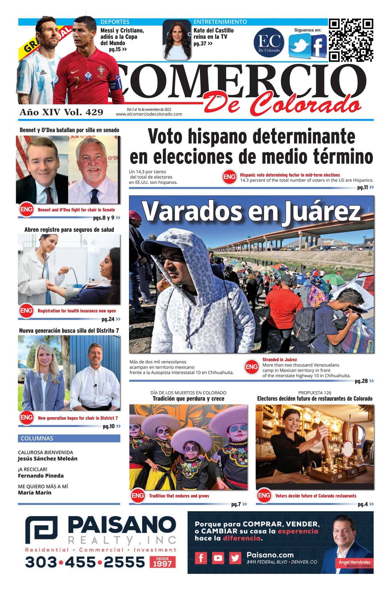 El Comercio de Colorado Edition 429 November 3rd 2022 by El Comercio de ...
