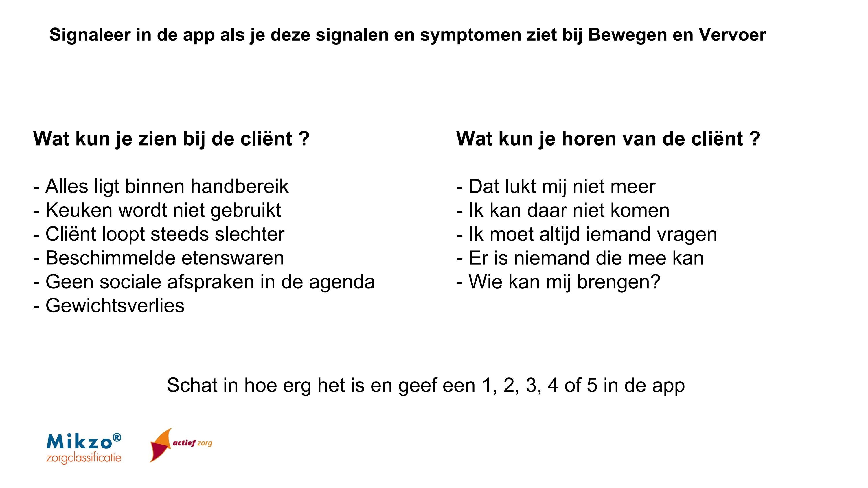 Mikzo Thuisondersteuning Signaleren Bewegen en Vervoer by CareNext B.V ...