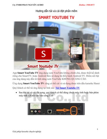 Hướng dẫn tải và cài đặt app Smart Youtube TV trên đầu karaoke Hanet ...